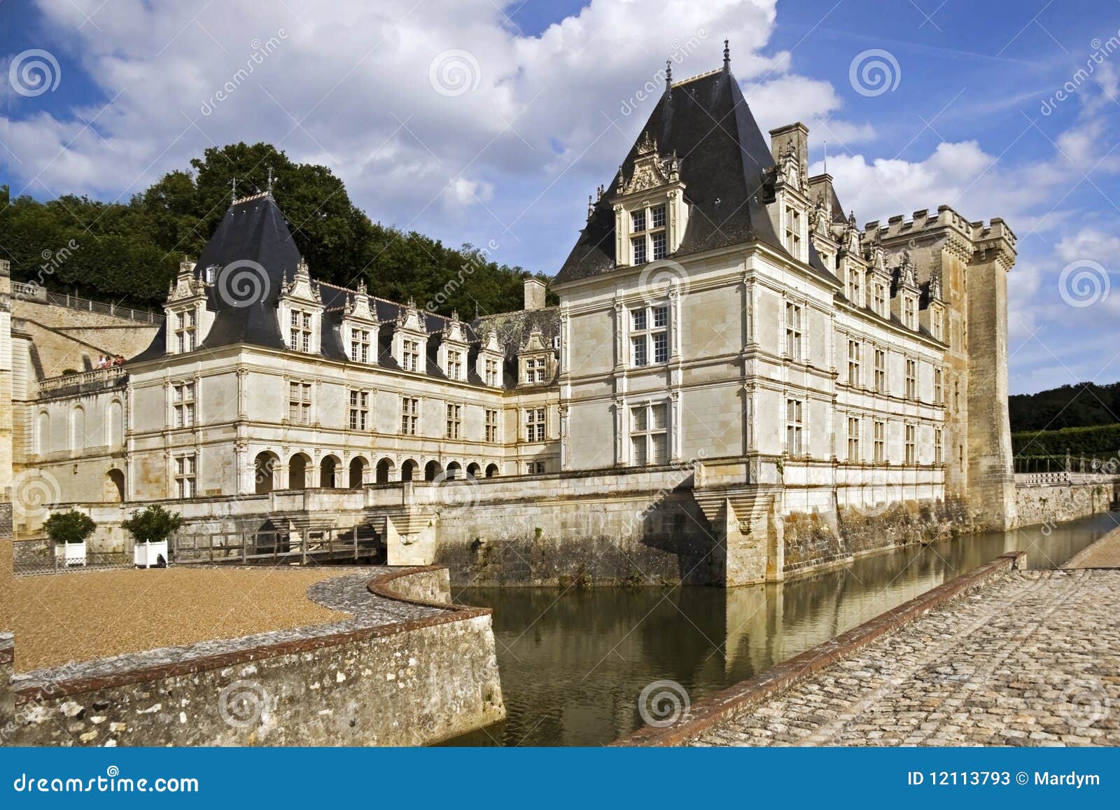Valencay castle and park stock image. Image of french - 12113793