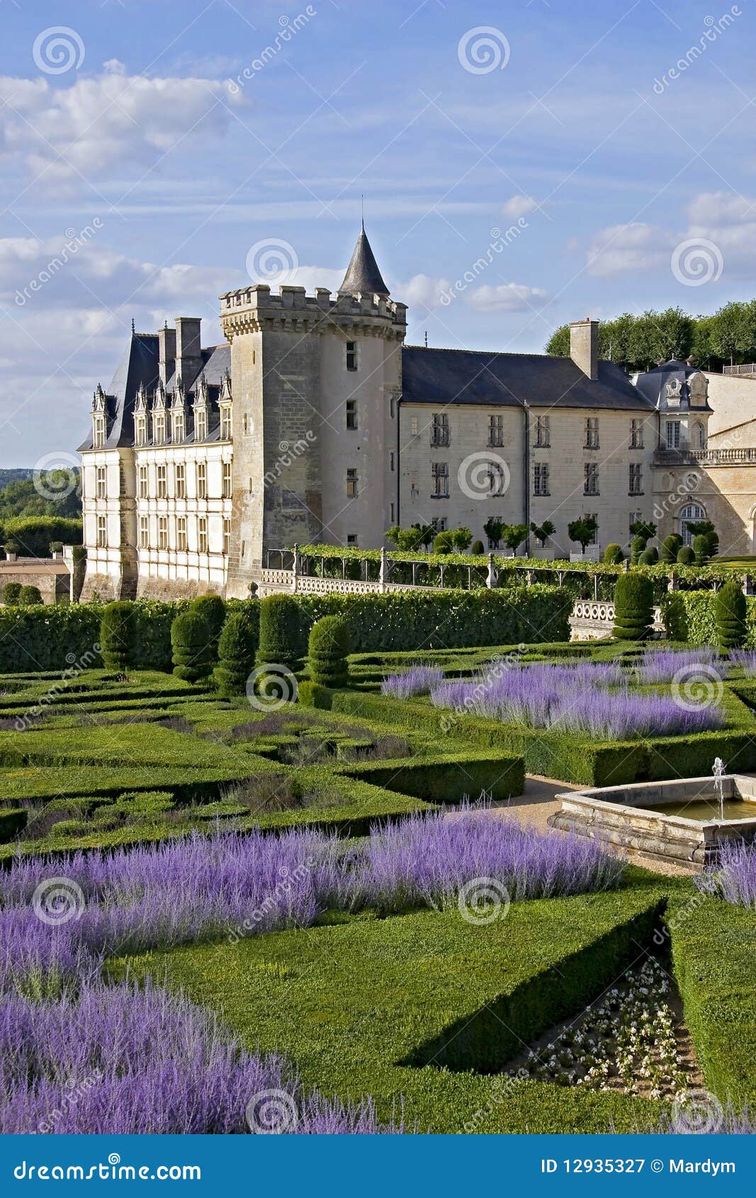 Valencay castle and park stock image. Image of chateau - 12935327