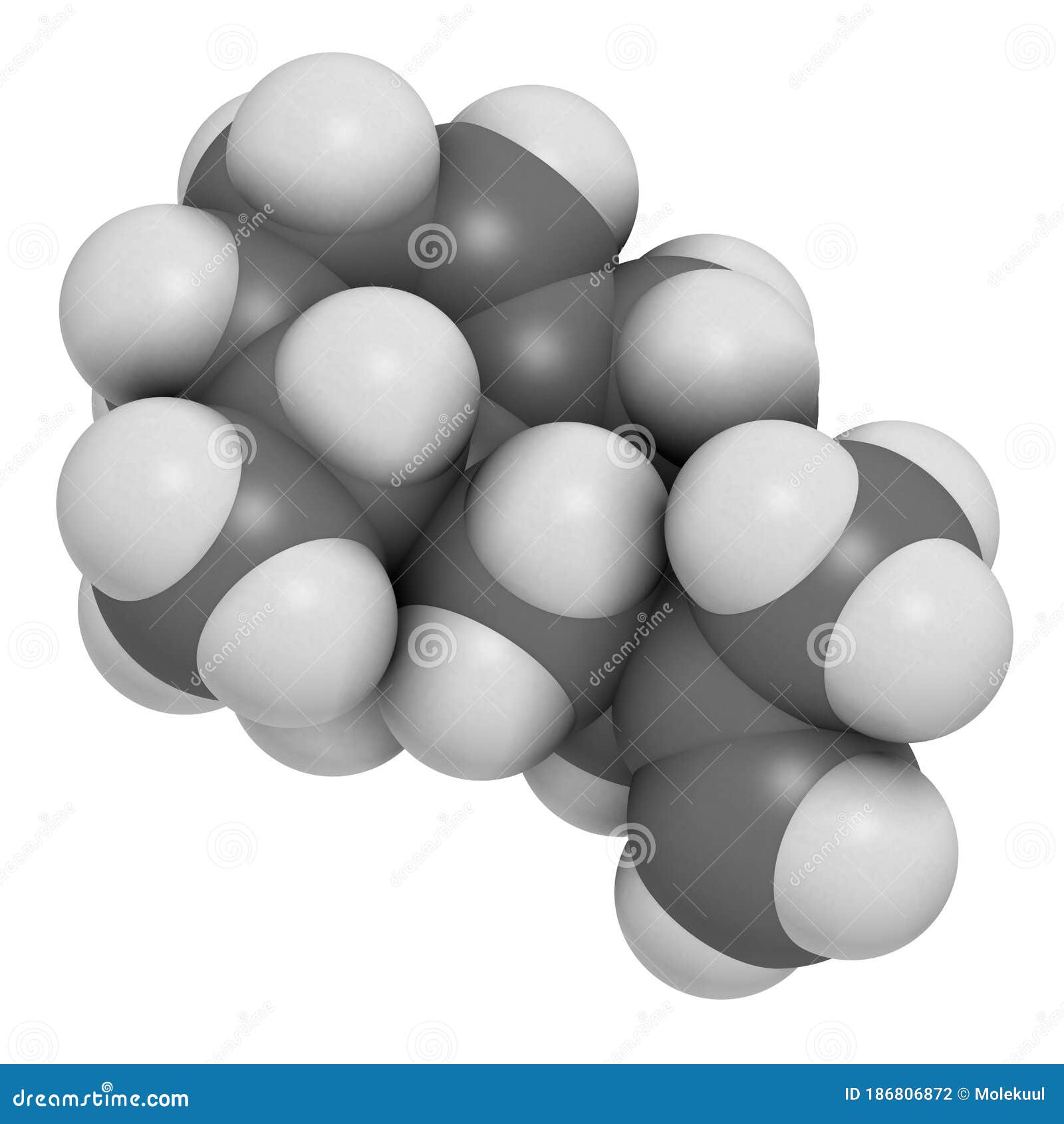 Valencene Molecule. It Is Carbobicyclic Compound, Sesquiterpene, Aroma ...