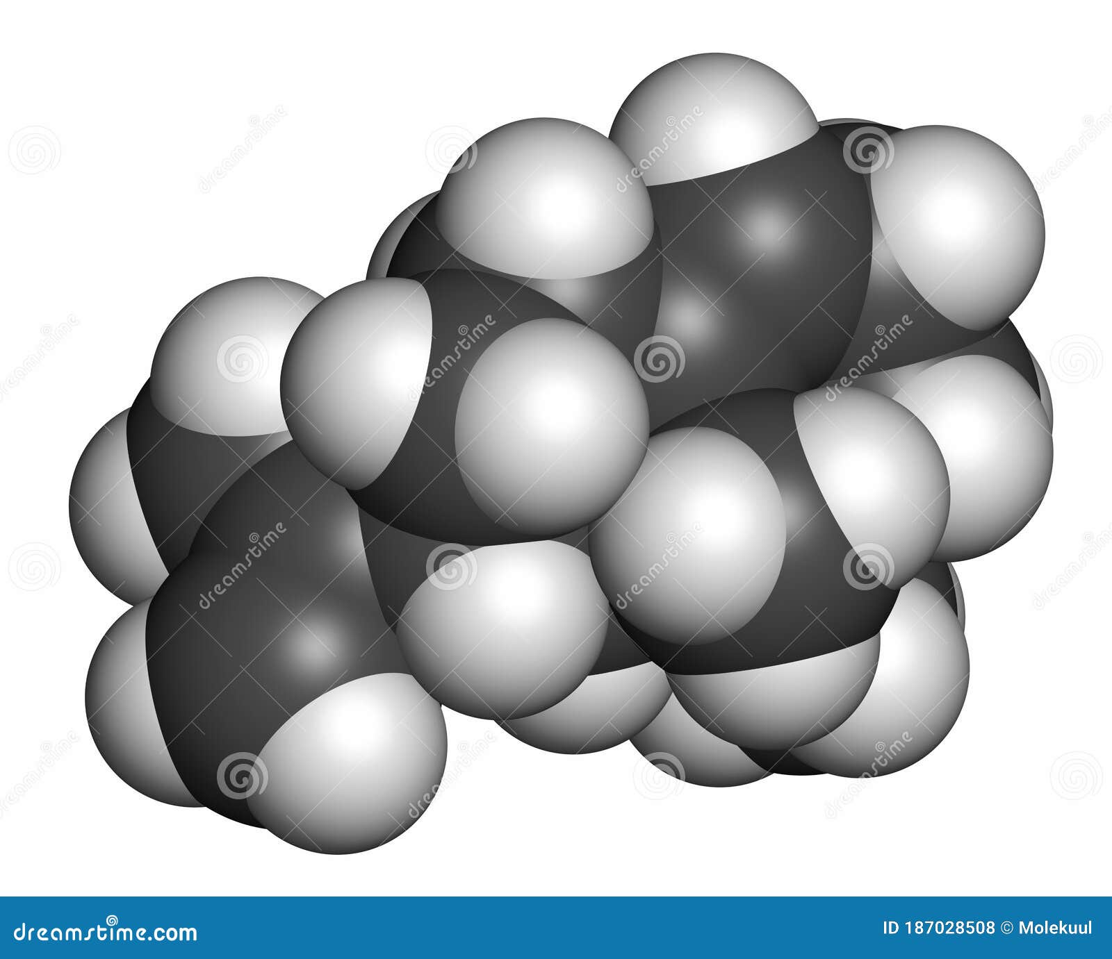 Valencene Molecule. It Is Carbobicyclic Compound, Sesquiterpene, Aroma ...