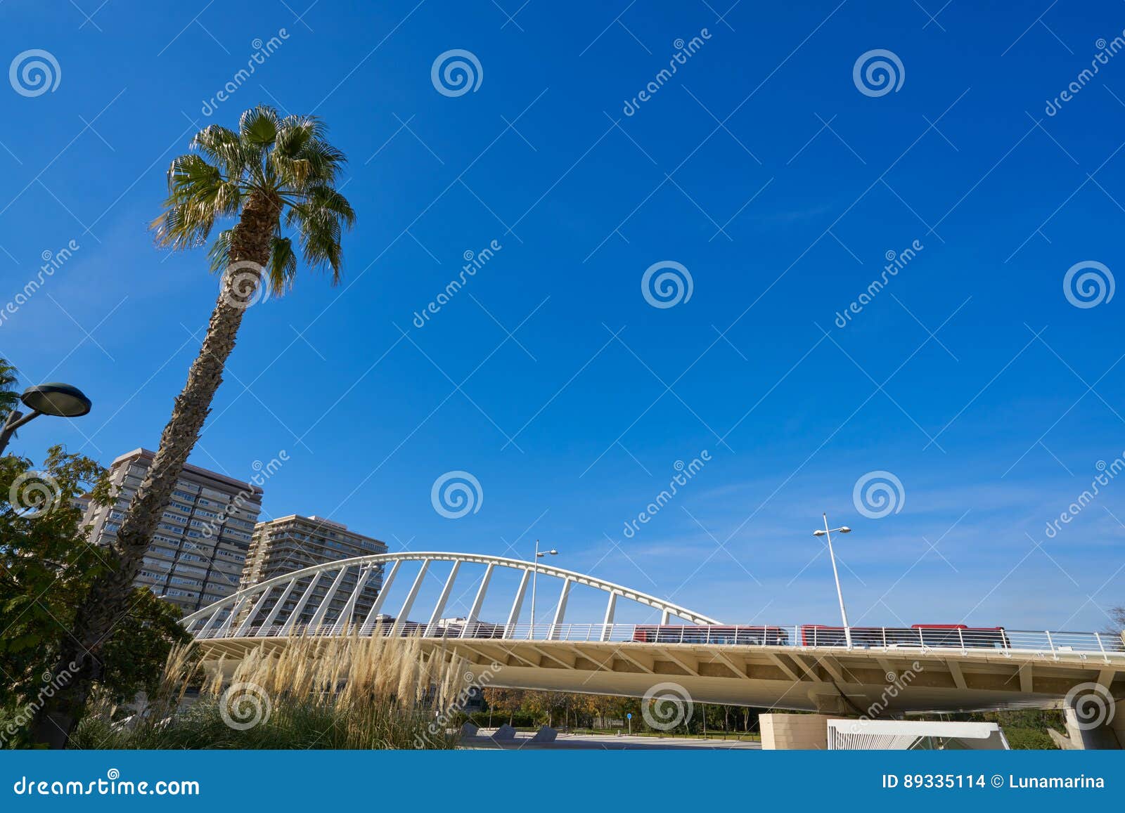 Valencia Alameda Exposicion Bridge on Turia Editorial Stock Image ...