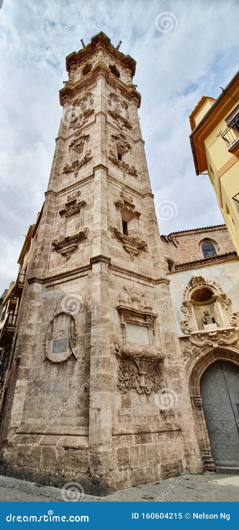 Valencia Ancient Building and Infrastructure Stock Image - Image of ...