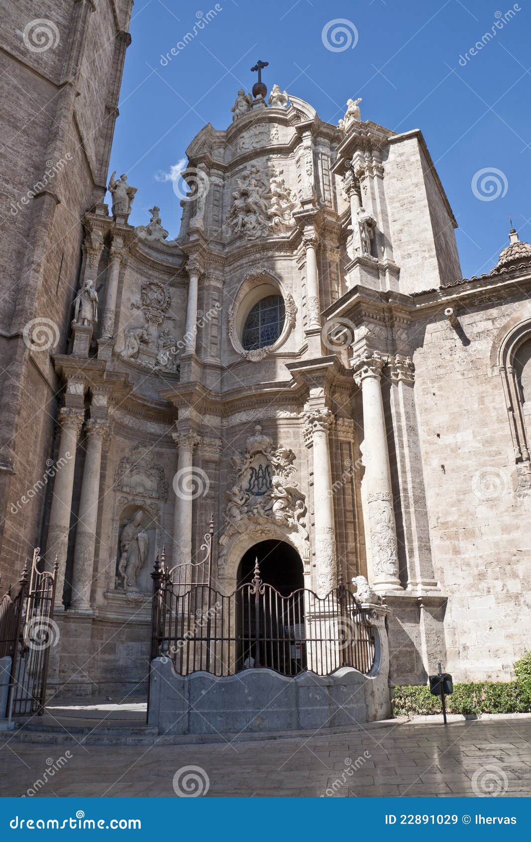 Valencia Cathedral stock image. Image of architecture - 22891029
