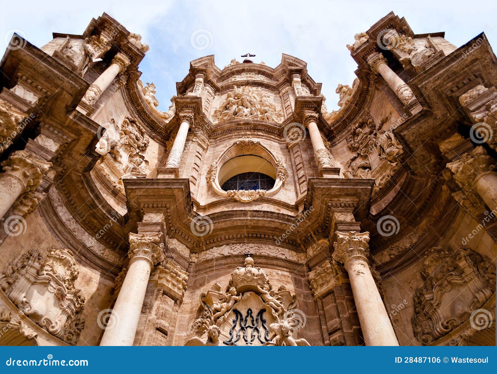 Valencia Cathedral stock photo. Image of history, religious - 28487106