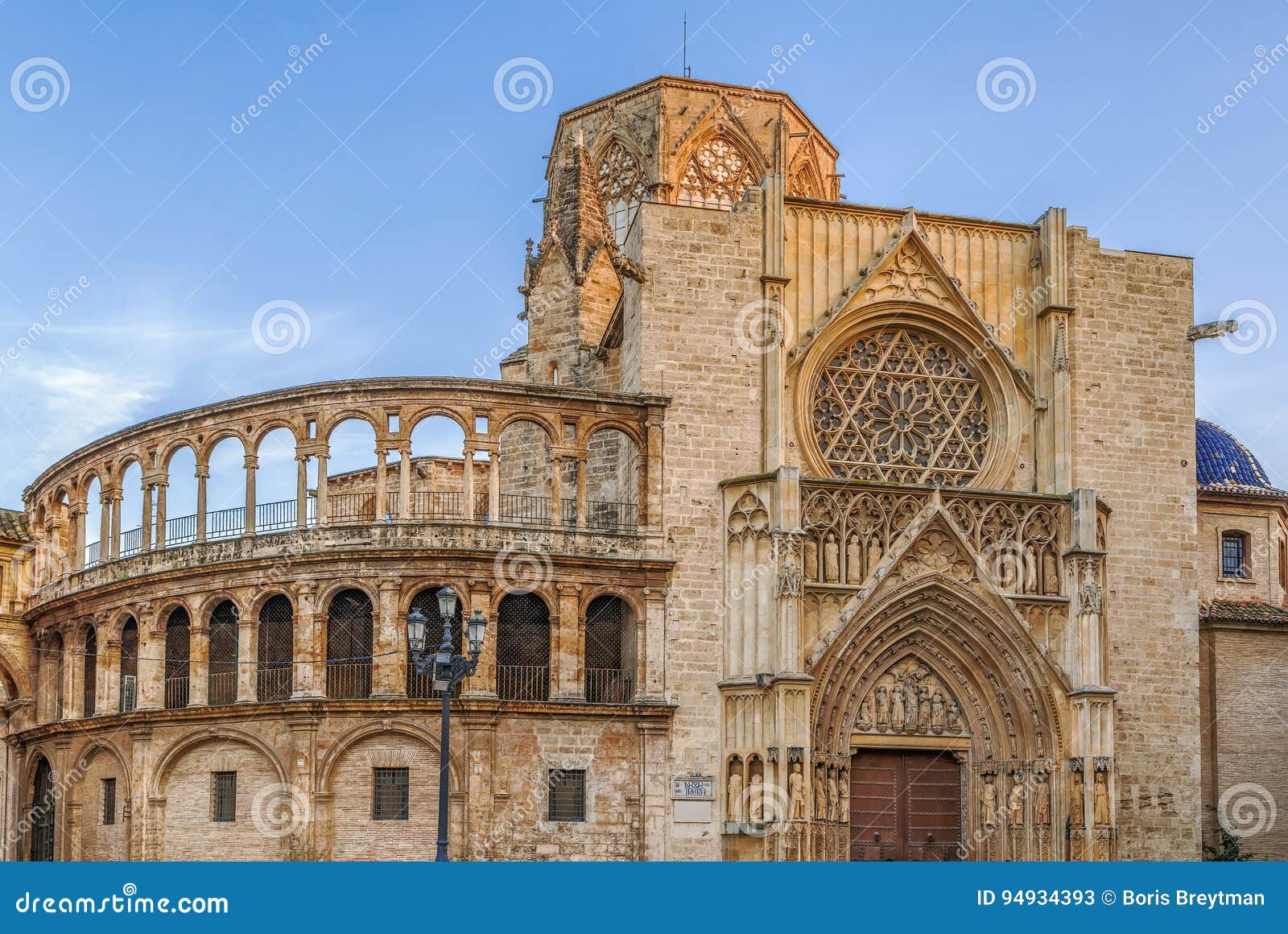 Valencia Cathedral, Spain stock image. Image of europe - 94934393