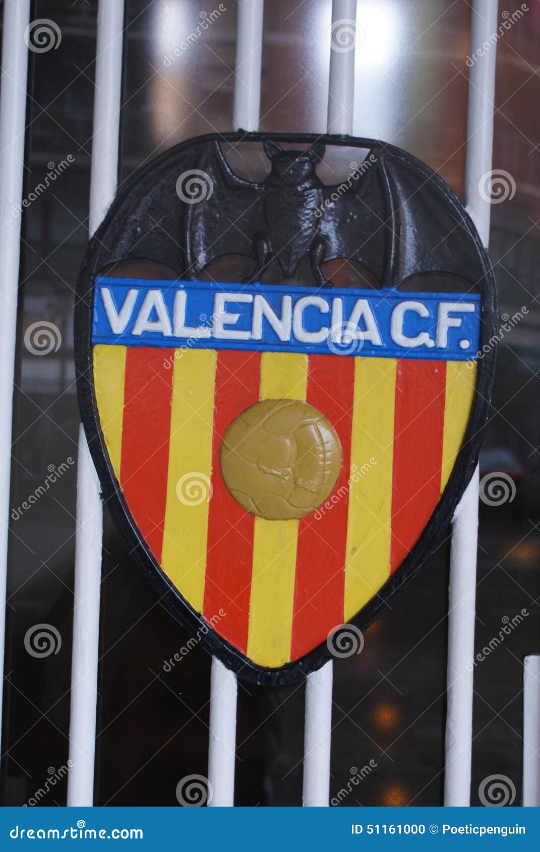 Valencia CF - Mestalla Stadium Editorial Image - Image of valencia ...