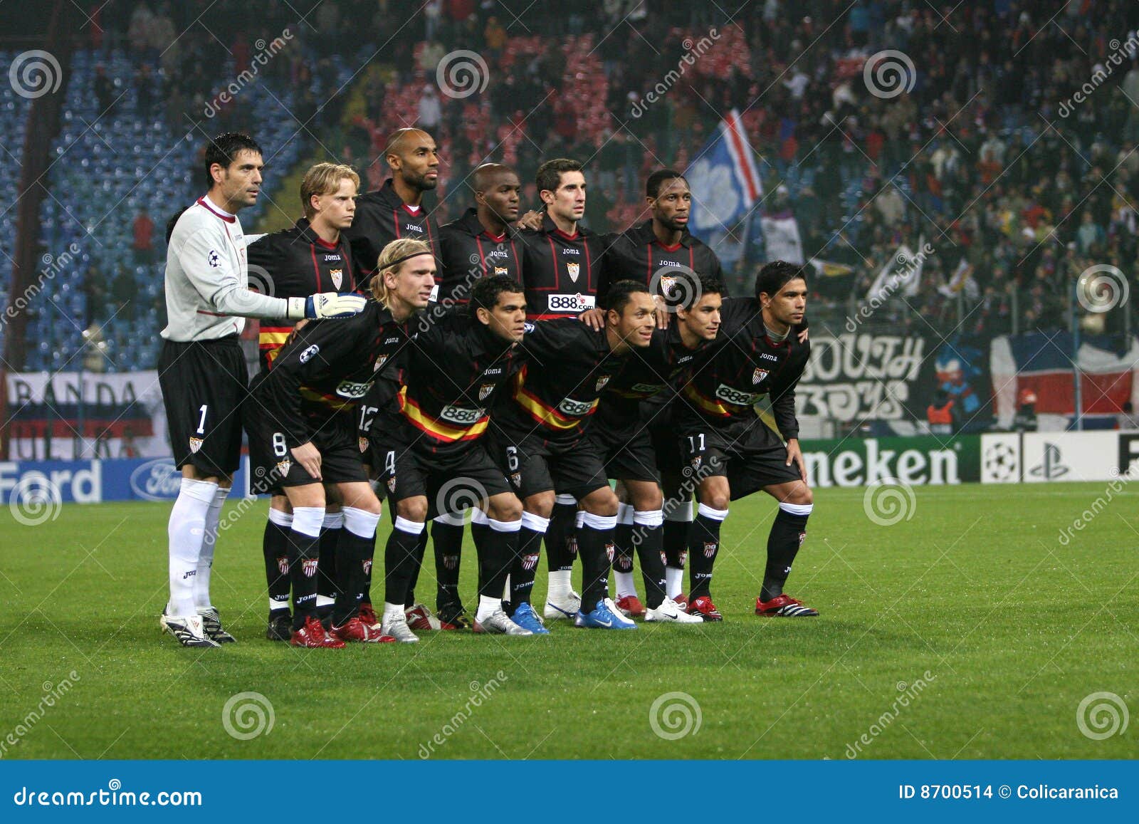 Valencia Football Team editorial stock image. Image of goalgetter - 8700514