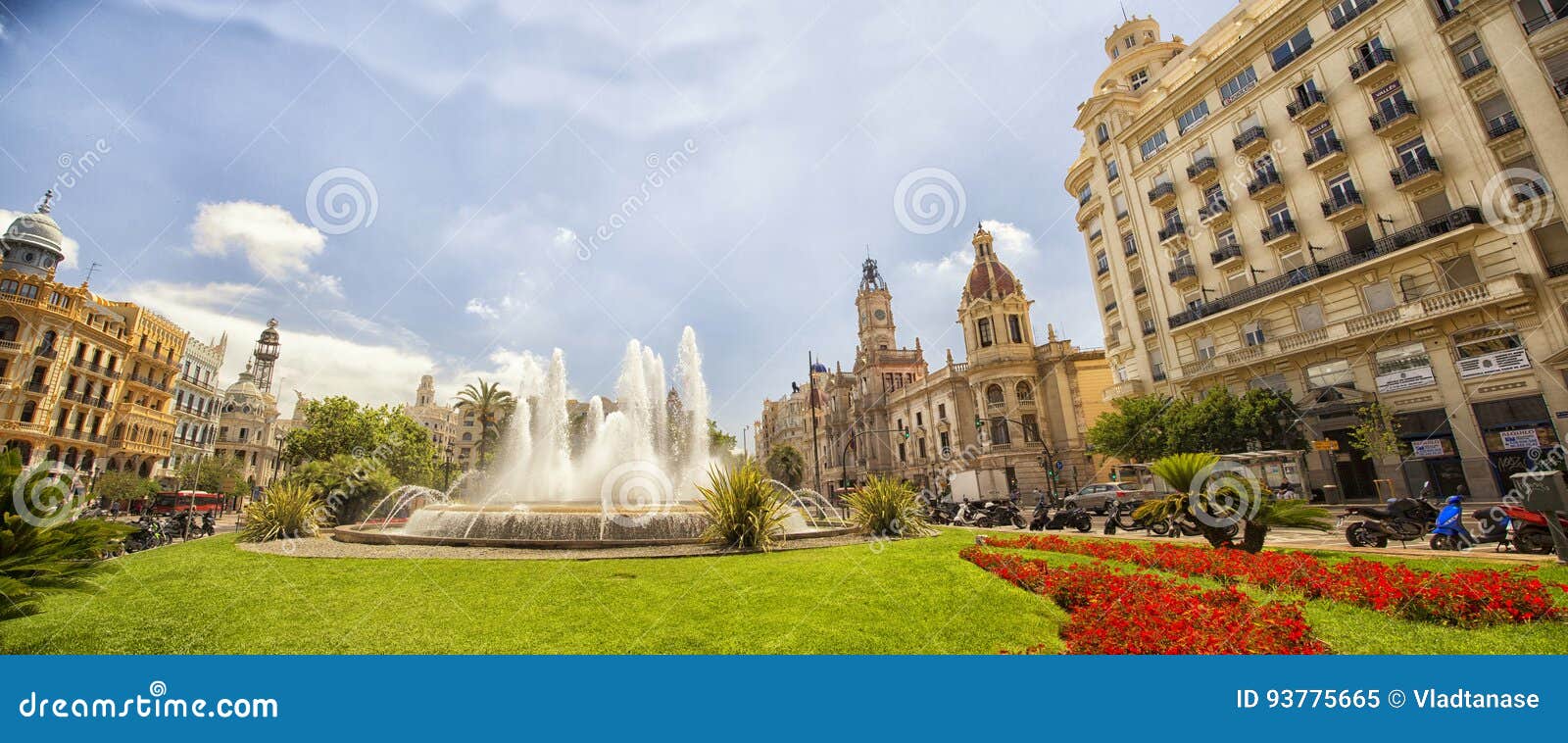Valencia- june editorial image. Image of roundabout, human - 93775665