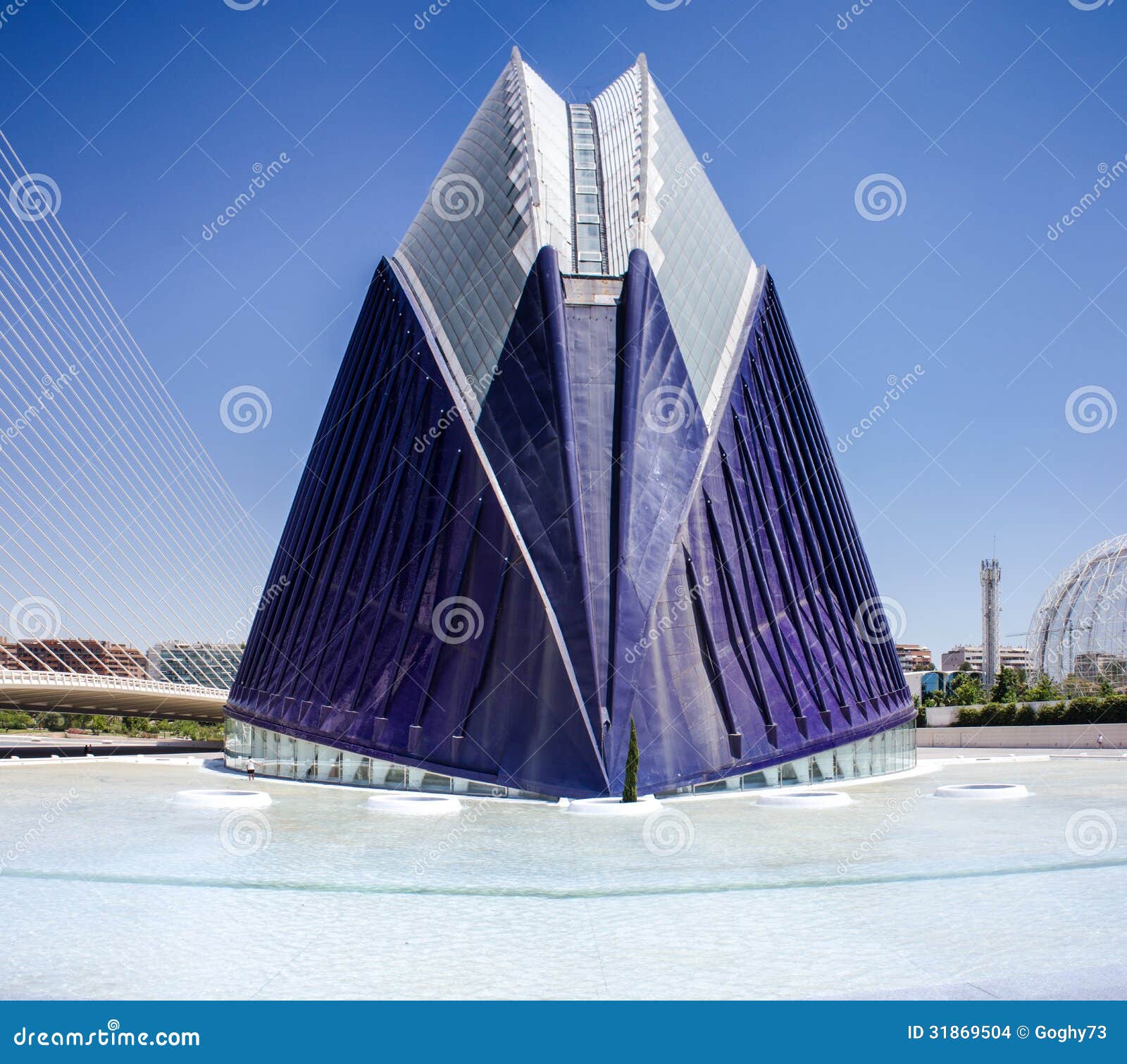 Valencia, Modern Architecture Editorial Stock Image - Image of light ...