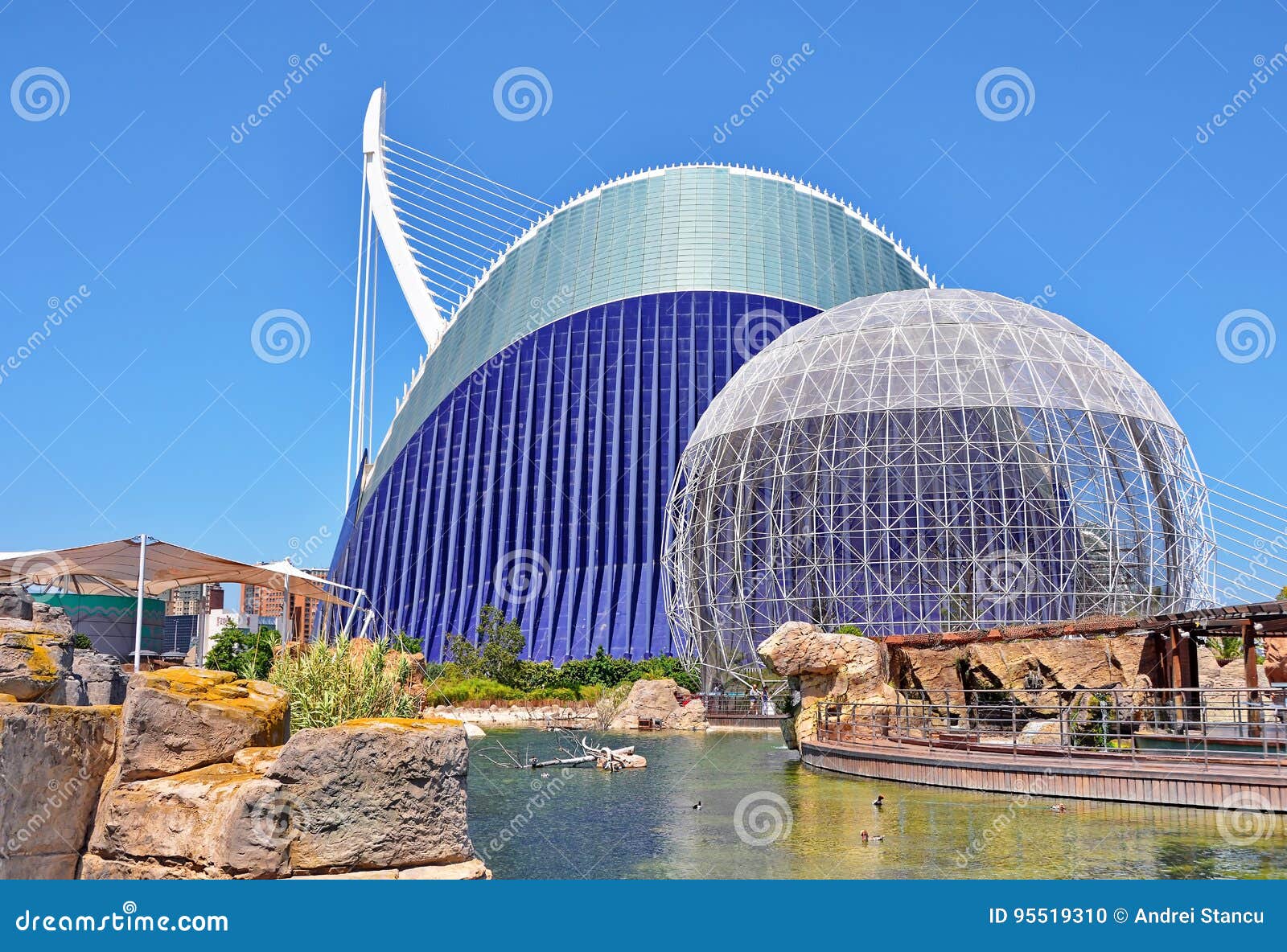 Valencia Oceanographic - Oceanografic Editorial Image - Image of ...