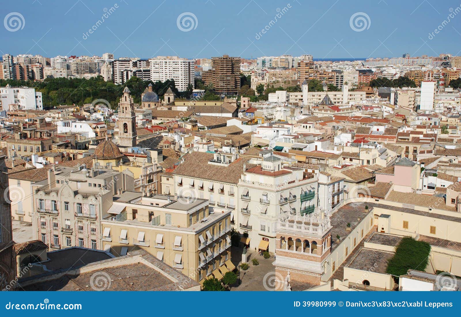 Valencia stock image. Image of famous, panorama, europe - 39980999