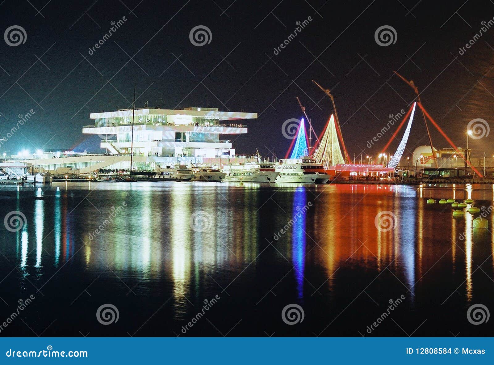 Valencia Port, America S Cup Sedate Editorial Stock Image - Image of ...