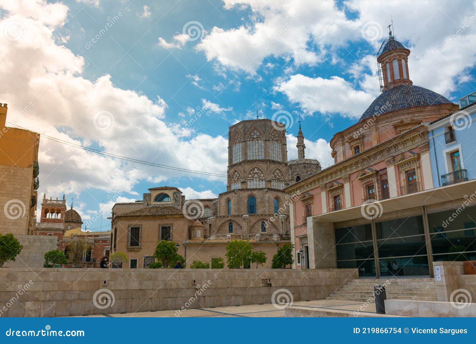 Cathedral Back Side and Royal Basilica Editorial Stock Image - Image of ...