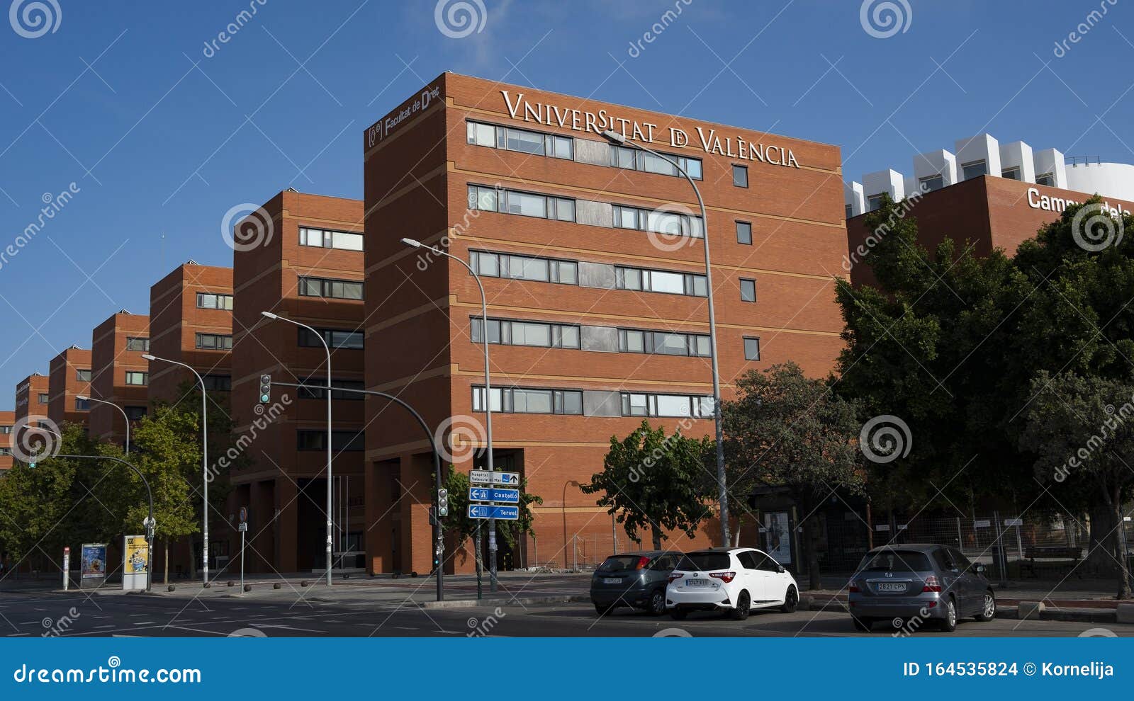 University of Valencia editorial stock image. Image of outdoor - 164535824