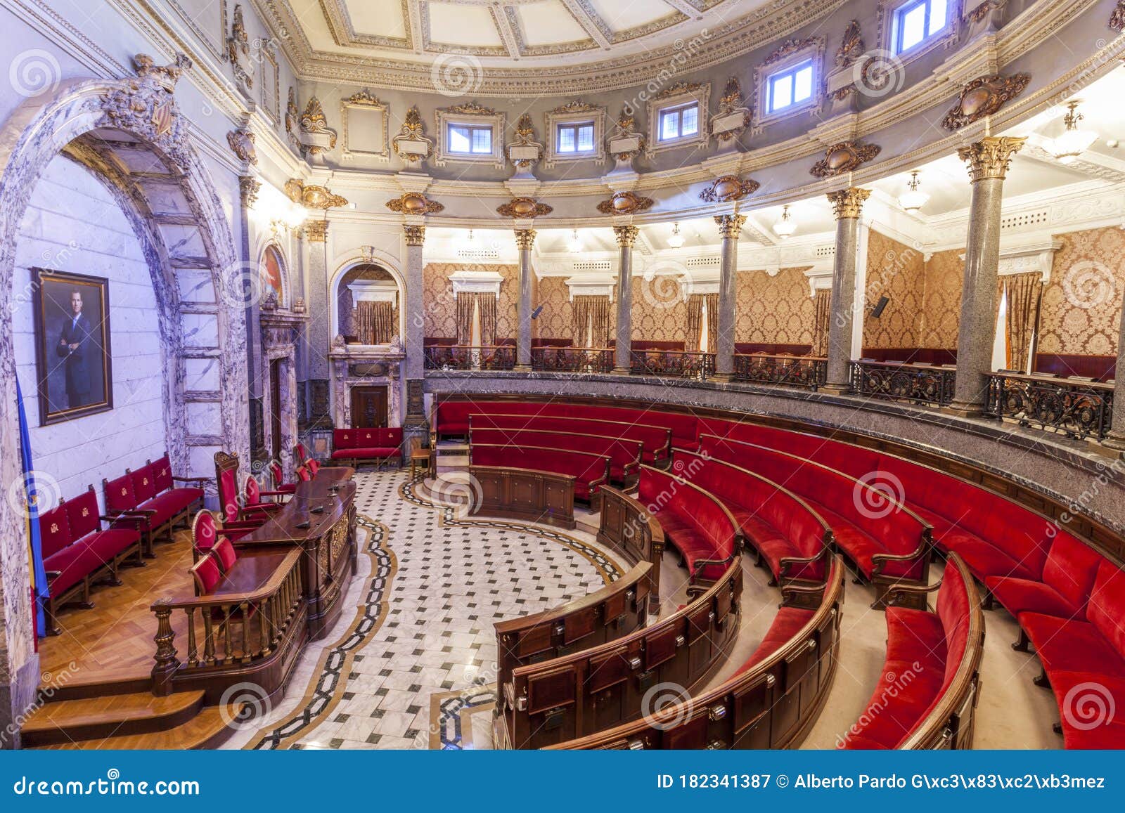 Valencia,Spain, 3,6,2018: Valencia City Hall Building Editorial ...