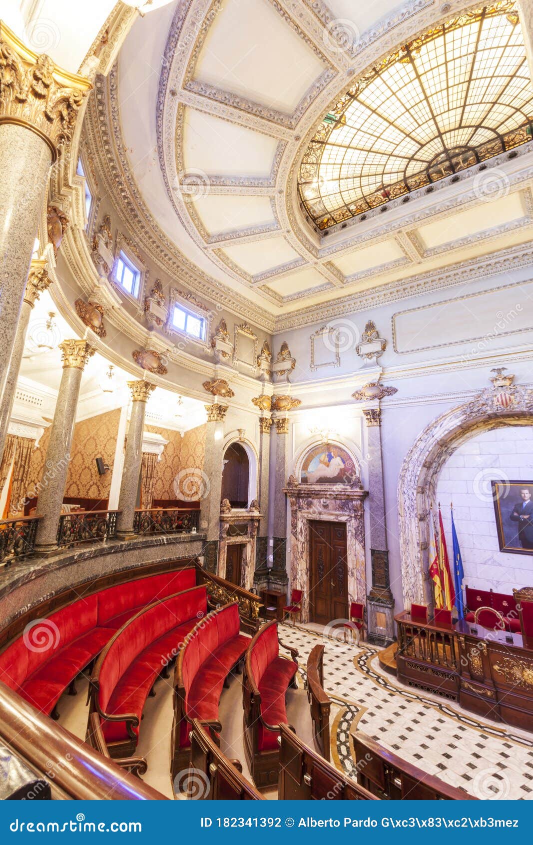 Valencia,Spain, 3,6,2018: Valencia City Hall Building Editorial ...