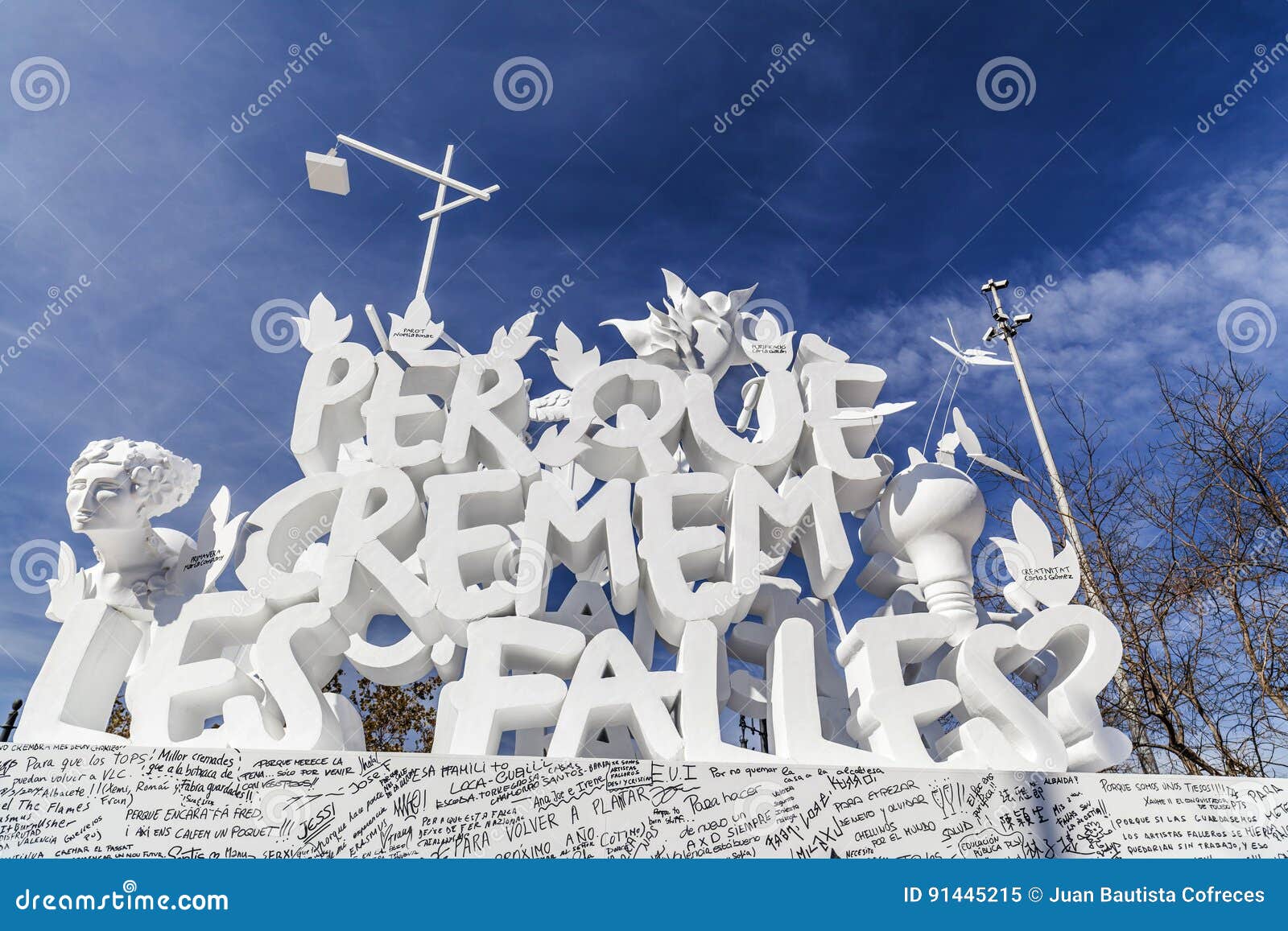 Valencia,Spain. editorial image. Image of falles, destination - 91445215