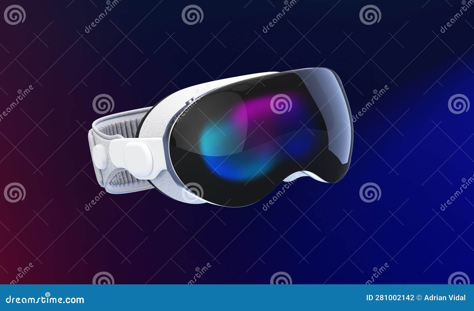Valencia, Spain - June, 2023: Apple Vision Pro Mixed Reality Device ... Valencia, Spain - June, 2023: Apple Vision Pro Mixed Reality Device ...