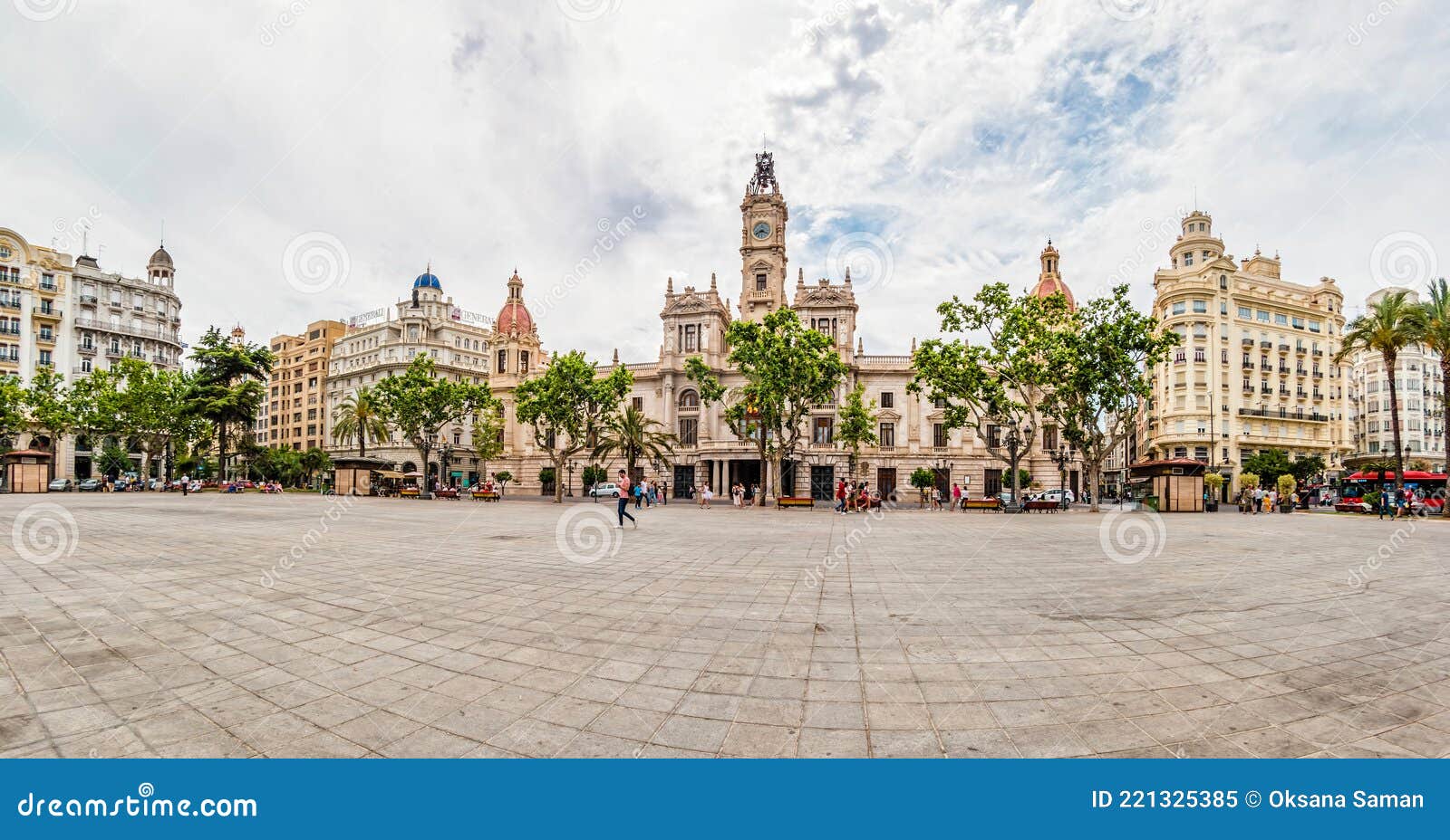 The Main Square of Valencia Editorial Image - Image of main, building ...