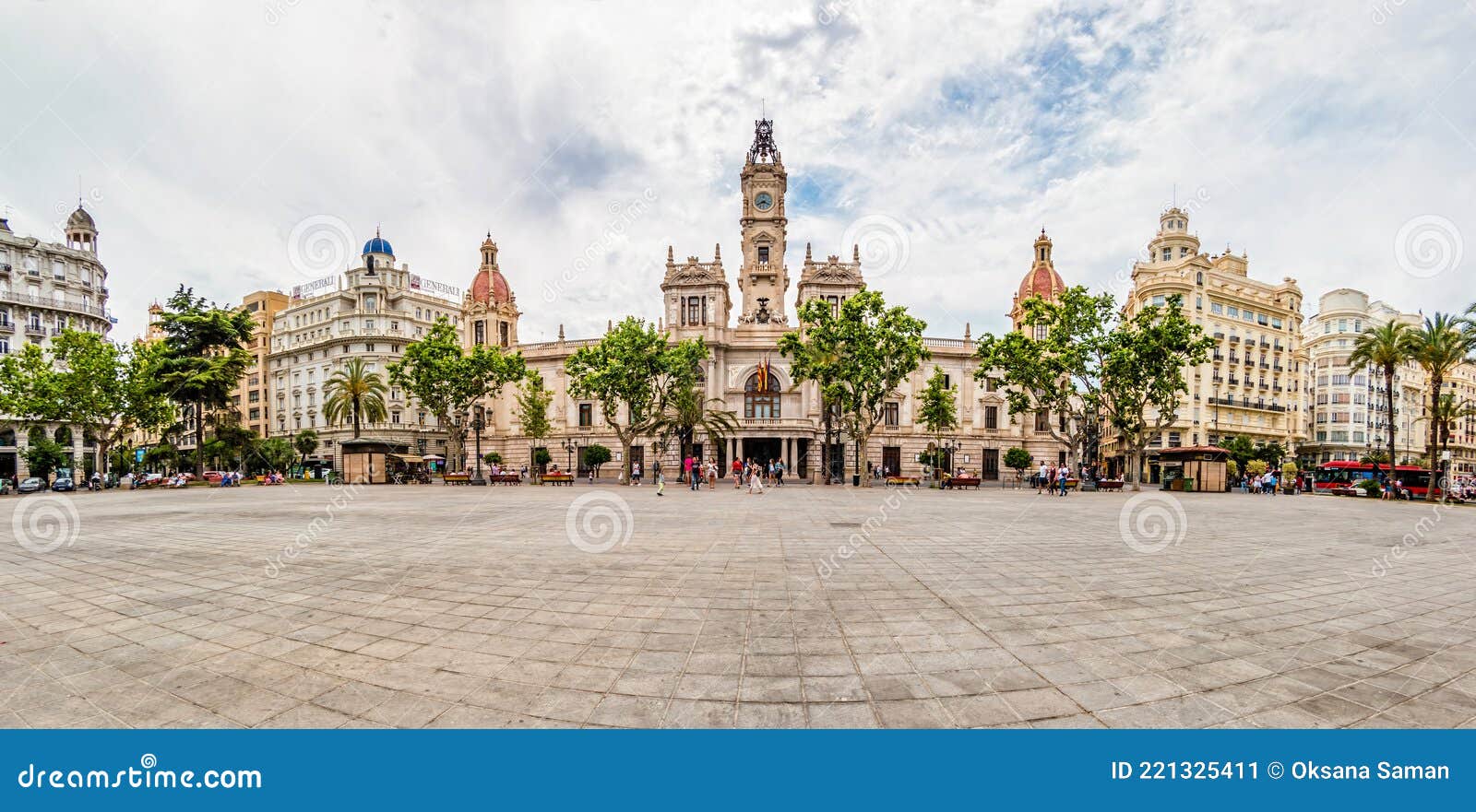 The Main Square of Valencia Editorial Photo - Image of public, europe ...