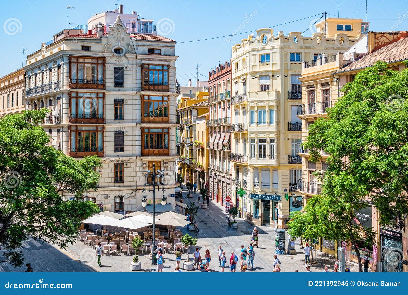 View of Valencia from Above Editorial Image - Image of ancient ...