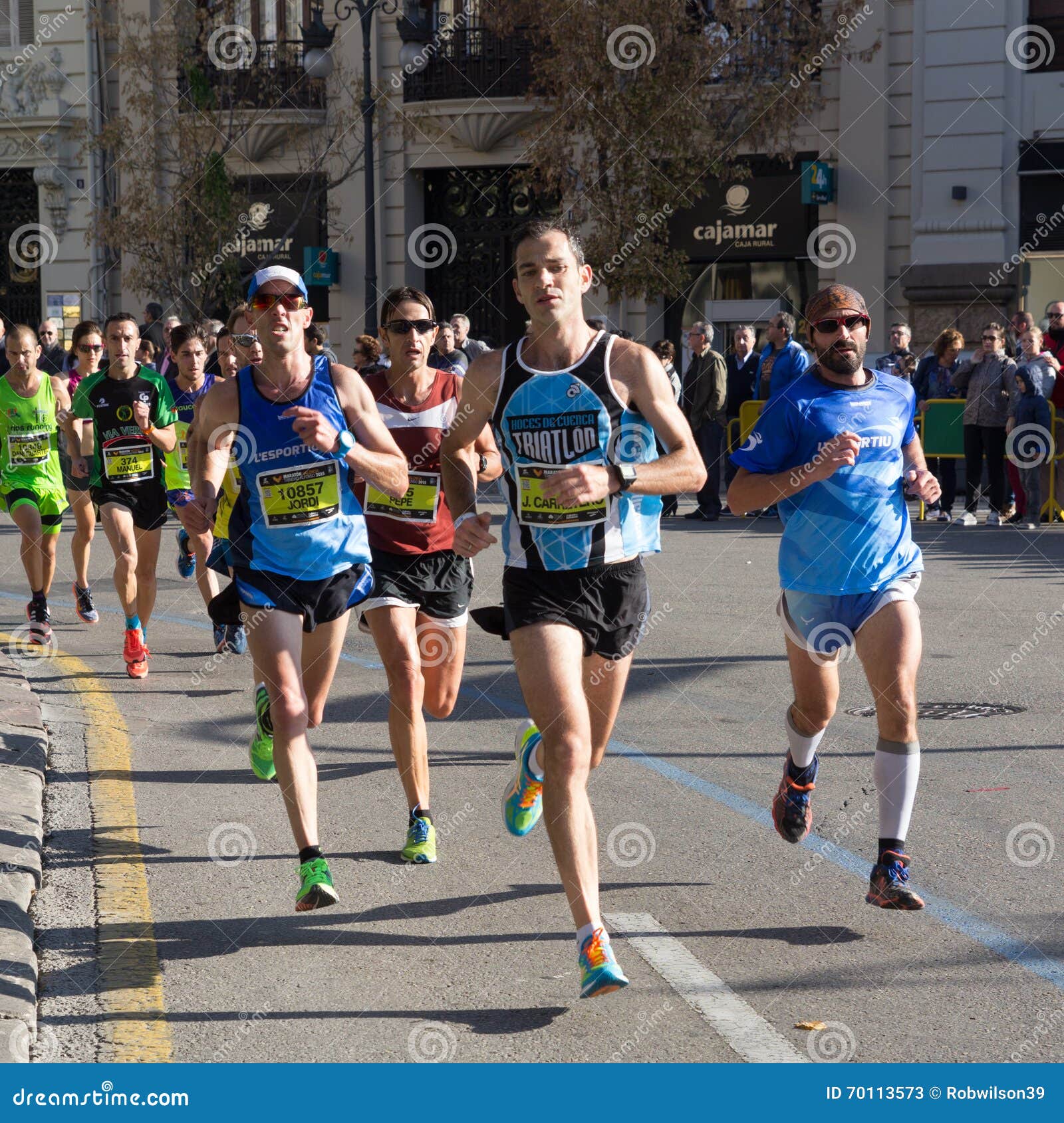 Valencia, Spain Marathon Run Editorial Stock Photo - Image of older ...