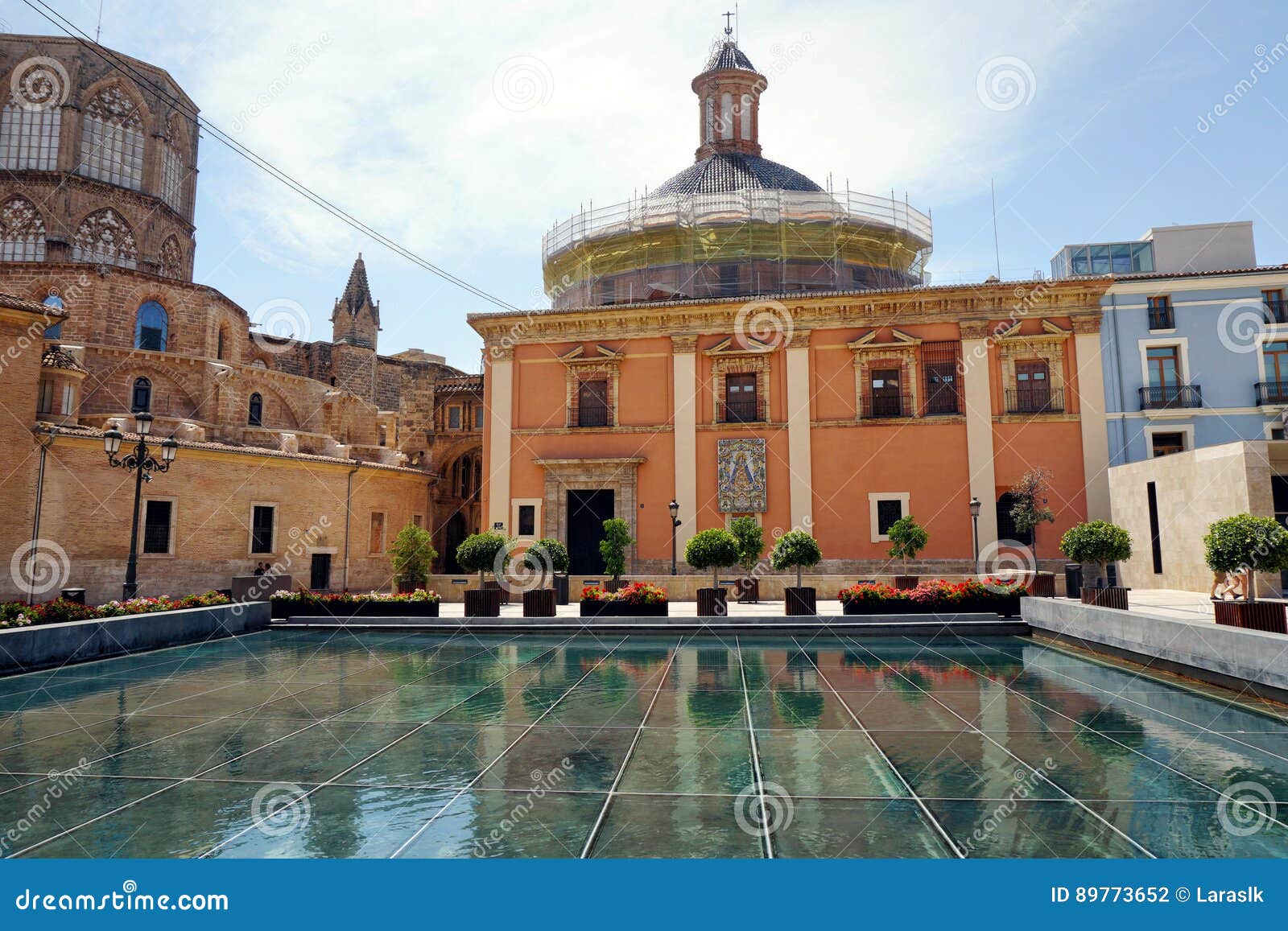Valencia Spain Square stock photo. Image of city, square - 89773652