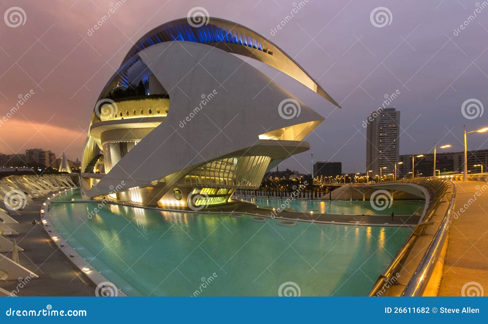Valencia - Stad Van Kunsten & Wetenschappen - Spanje Redactionele ...