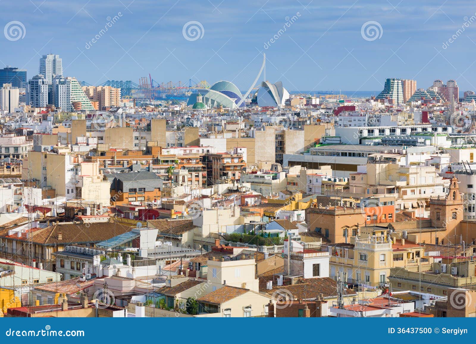 Valencia a summer day stock photo. Image of spain, europe - 36437500