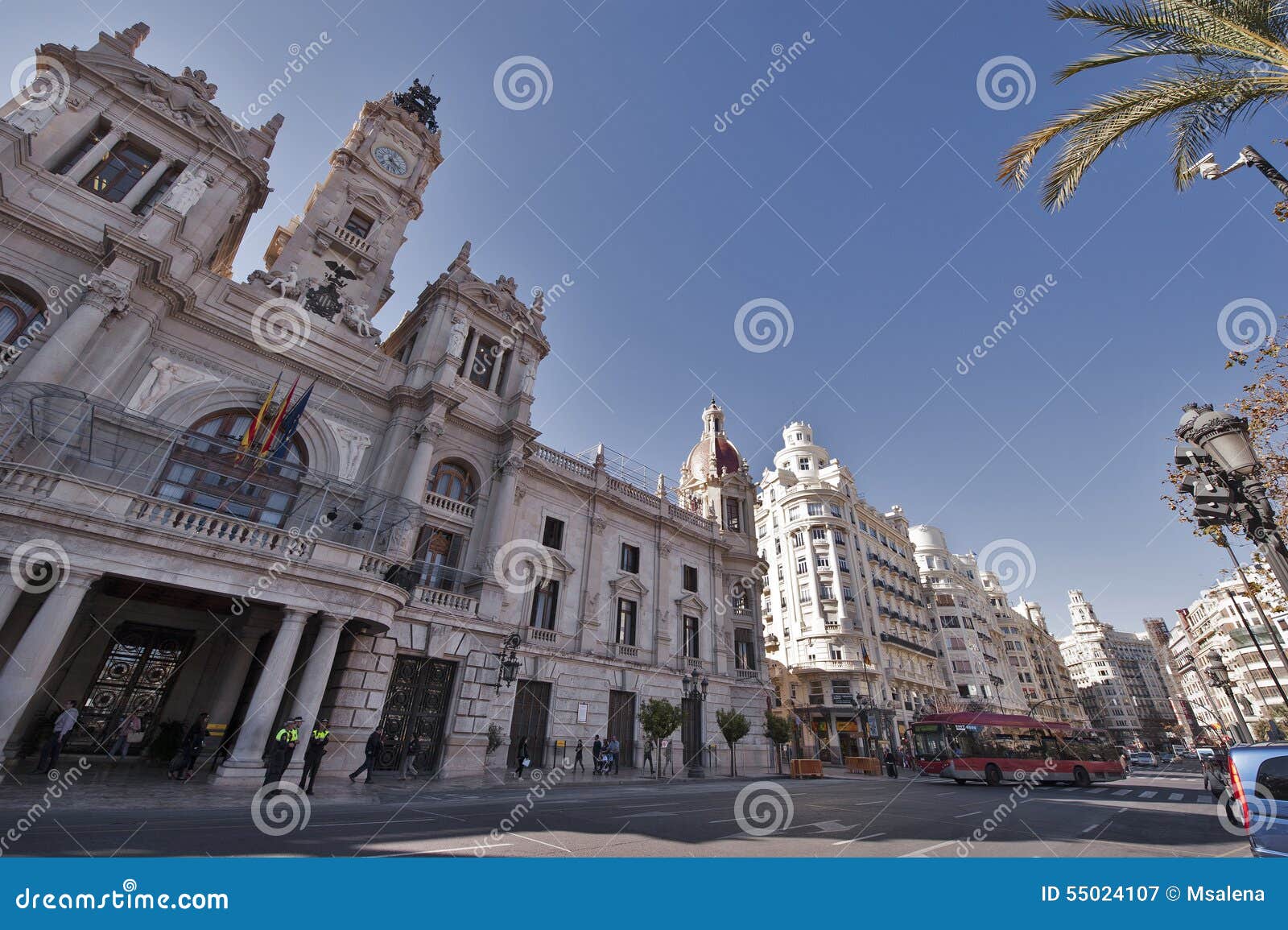 Valencia Train Station fotografía editorial. Imagen de tren - 55024107