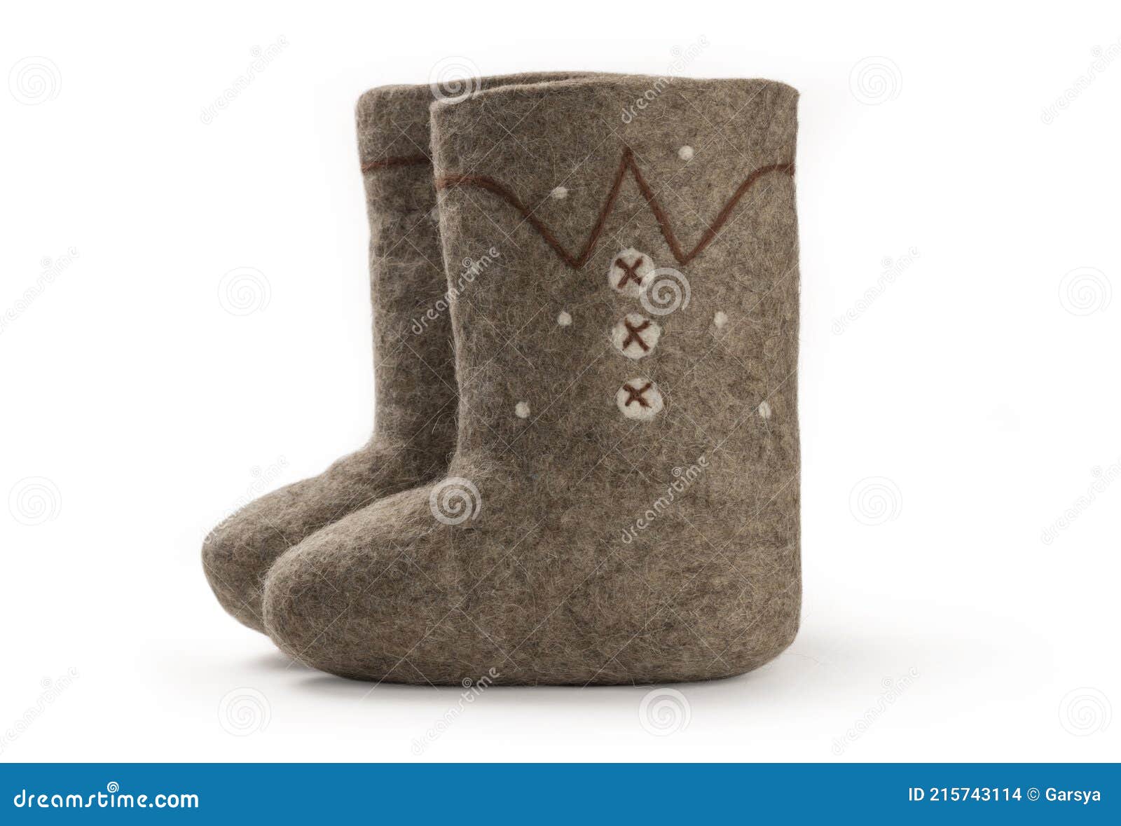 Valenki Isolated On White Background Royalty-Free Stock Image ...