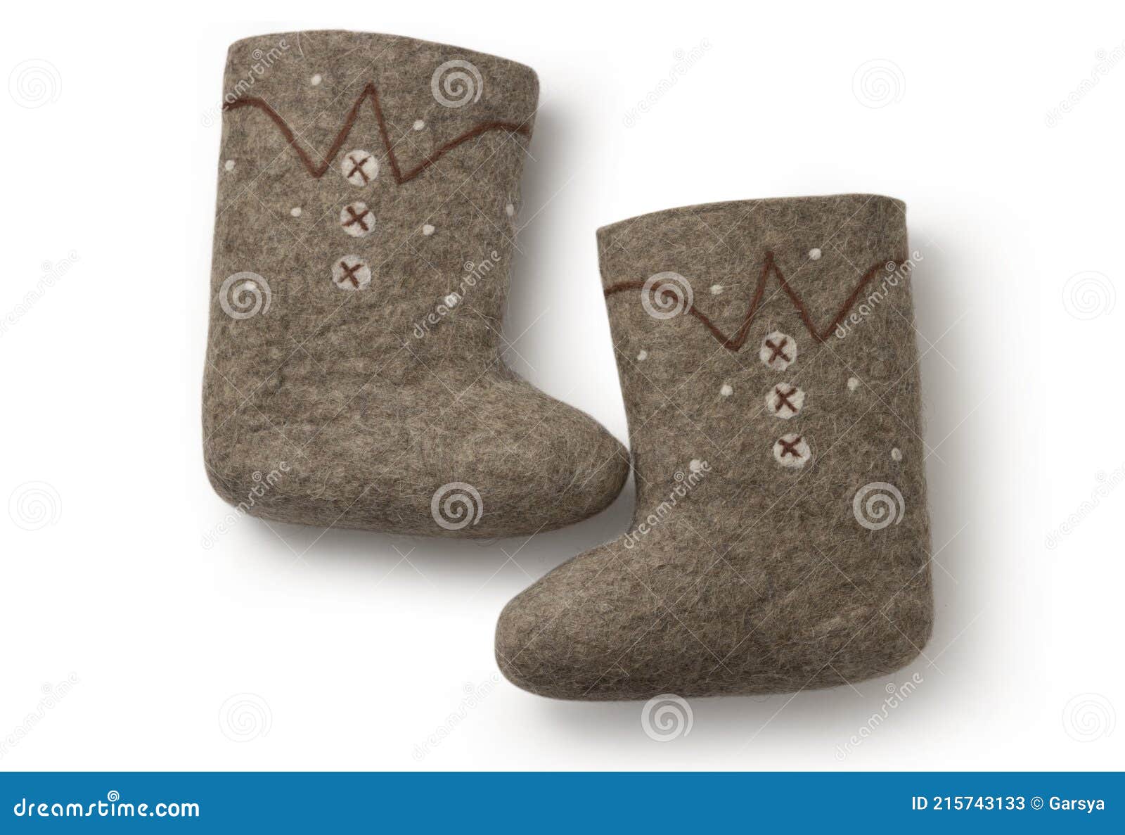 Valenki Isolated On White Background Royalty-Free Stock Image ...