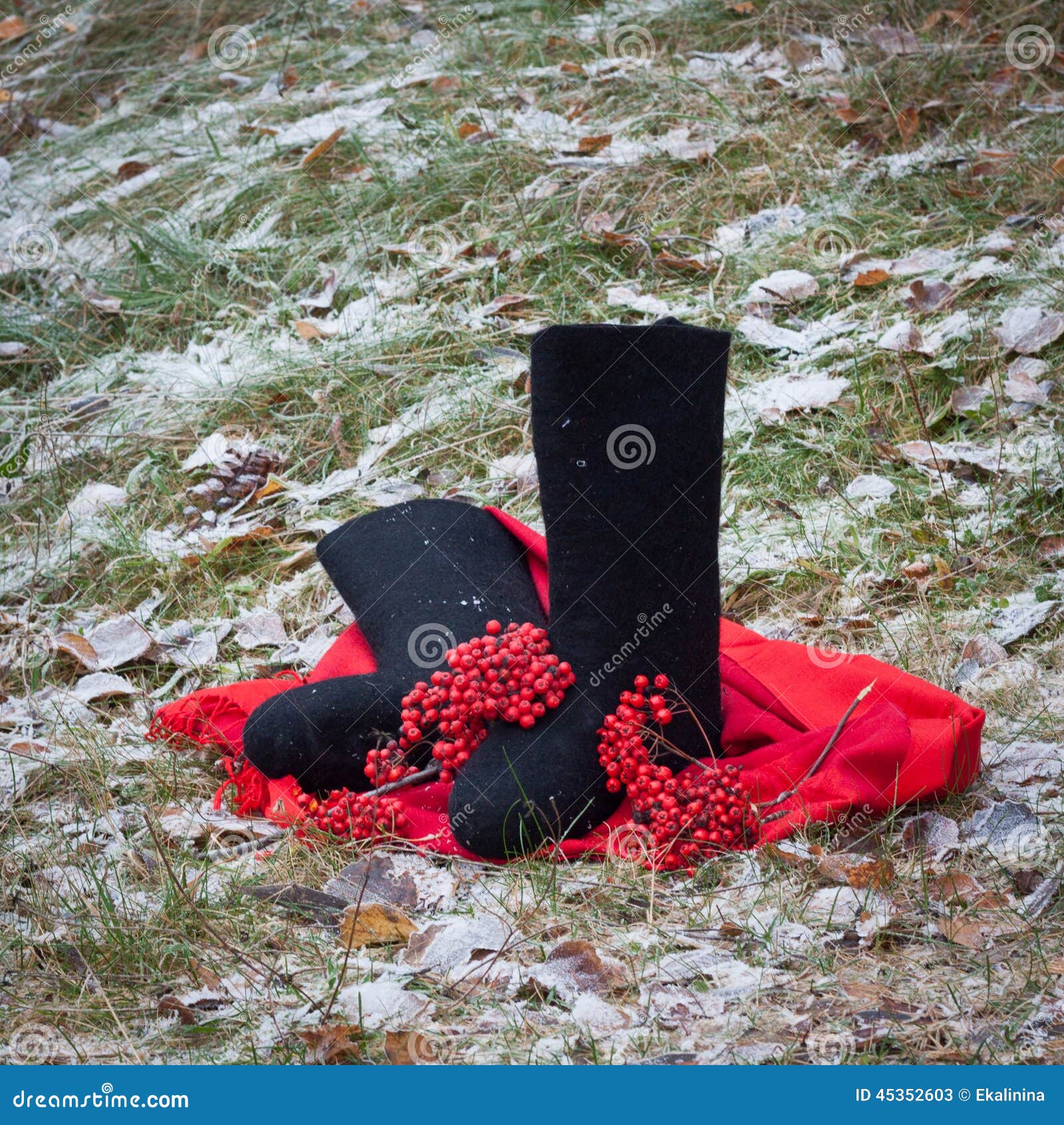 Valenki - Russian Felt Boots Stock Image - Image of gear, cold: 45352603