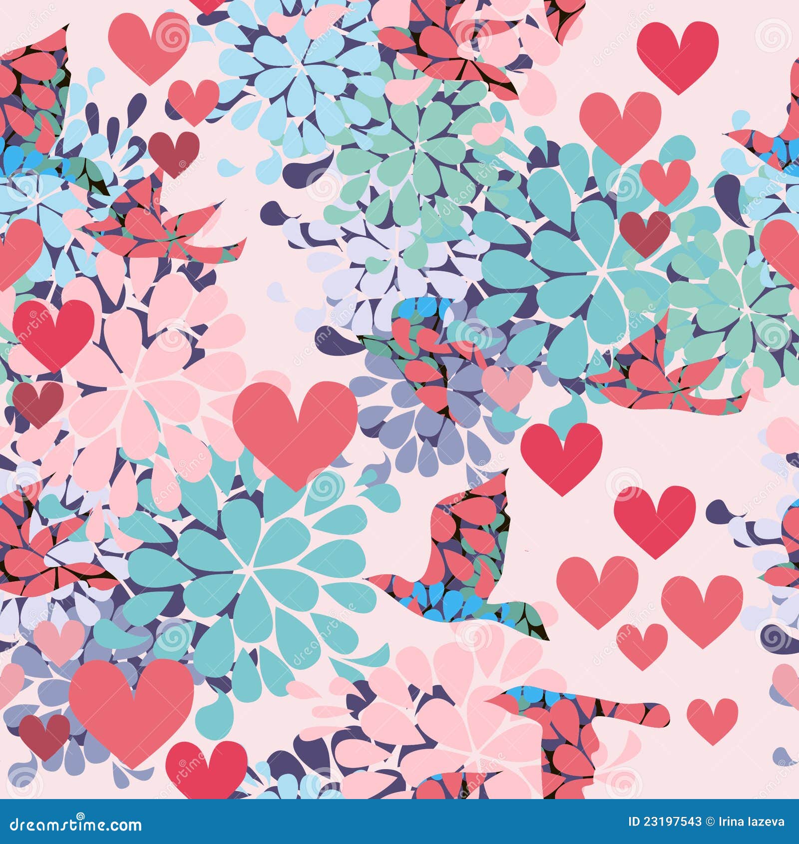 Valentin`s Day texture stock vector. Illustration of romance - 23197543