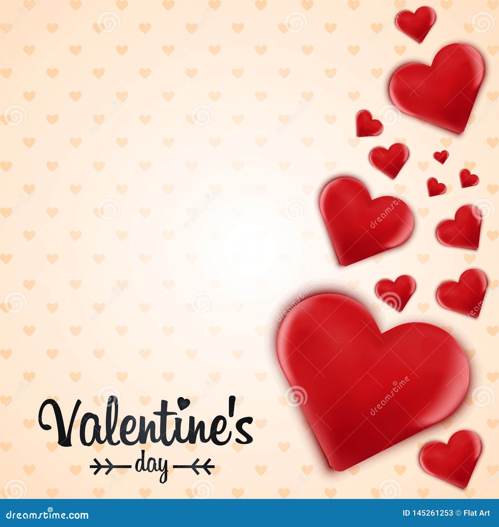 Valentine Abstract Background Stock Vector - Illustration of design ...