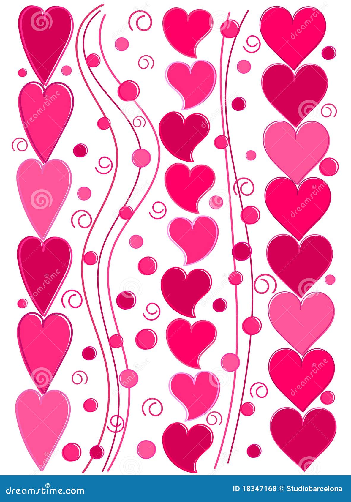Valentine background stock vector. Illustration of happy - 18347168