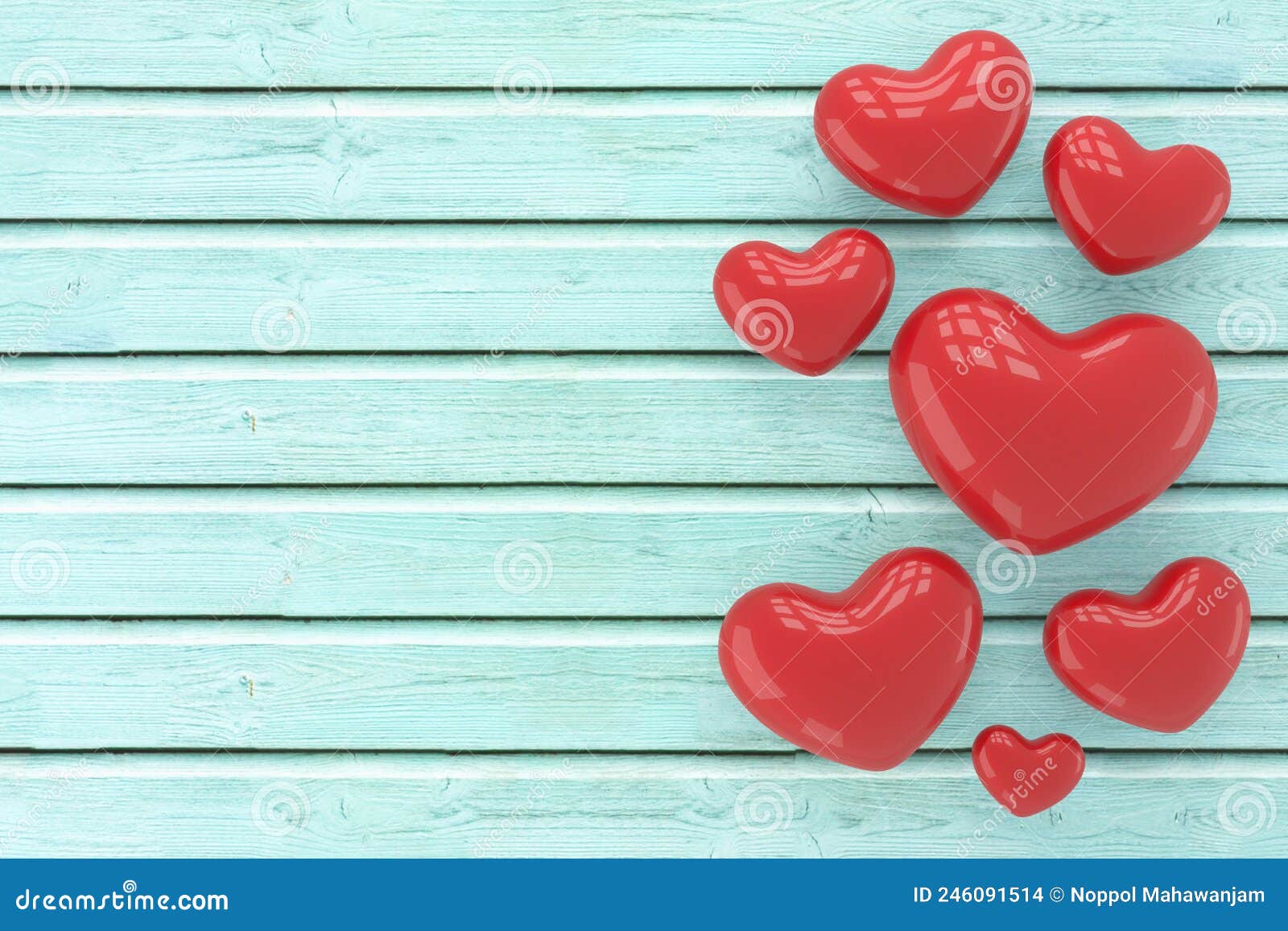 Valentine Background Design. 3D Rendering Stock Photo - Image of ...