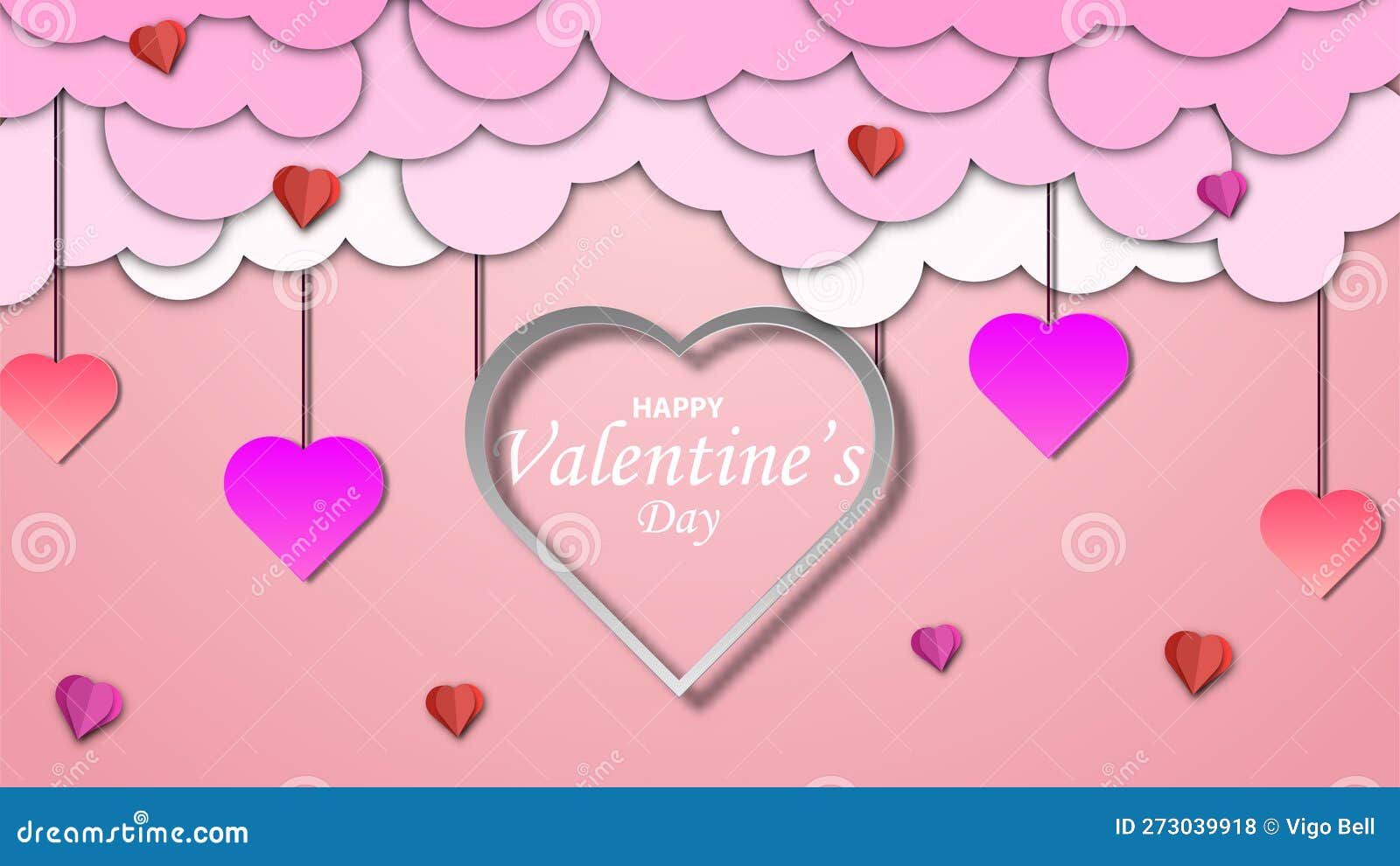 Valentine Background. Vector Illustration Stock Vector - Illustration ...