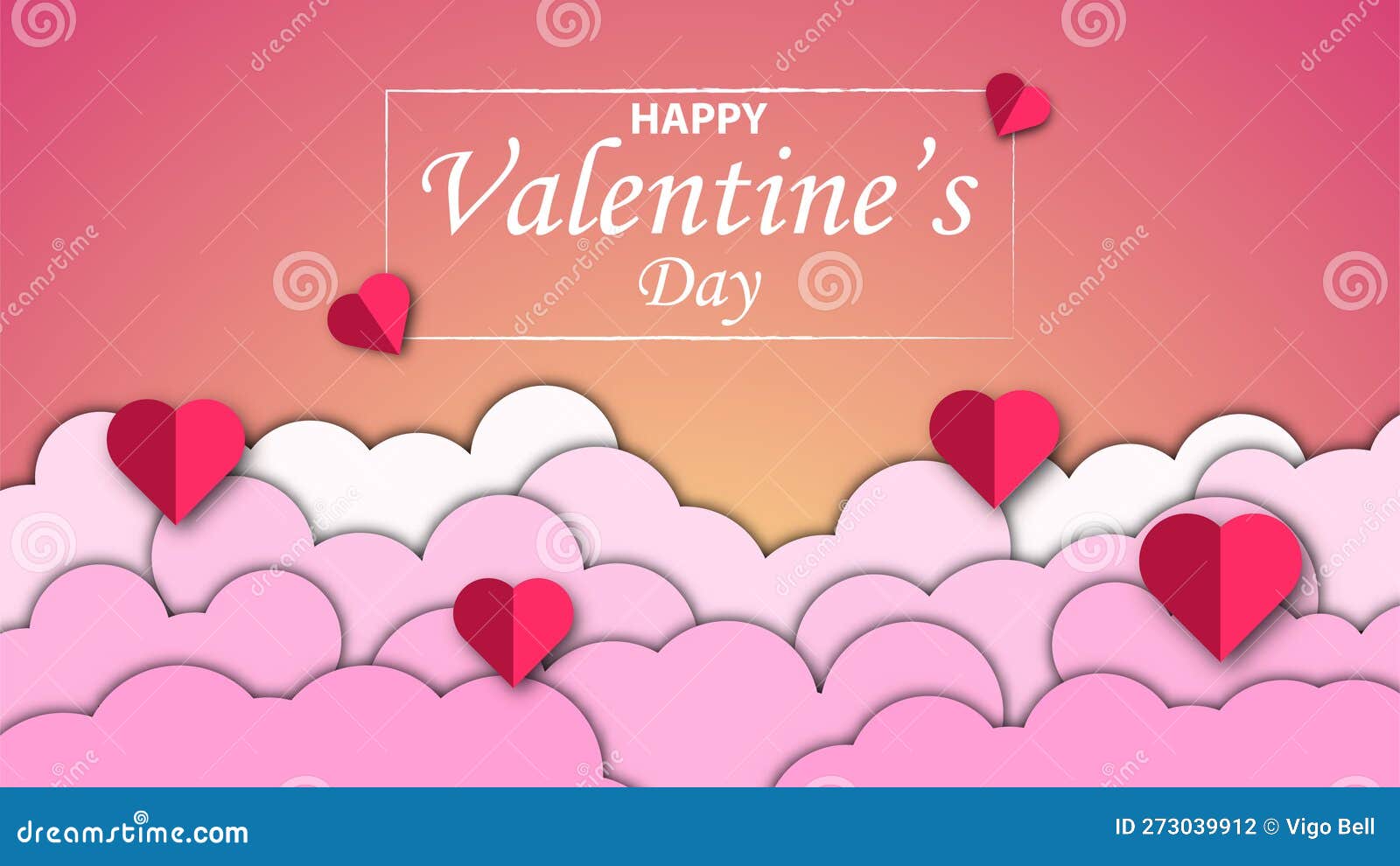 Valentine Background. Vector Illustration Stock Vector - Illustration ...