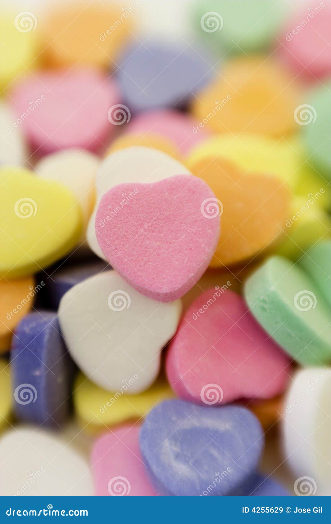 Valentine Candy Pile stock image. Image of heart, february - 4255629