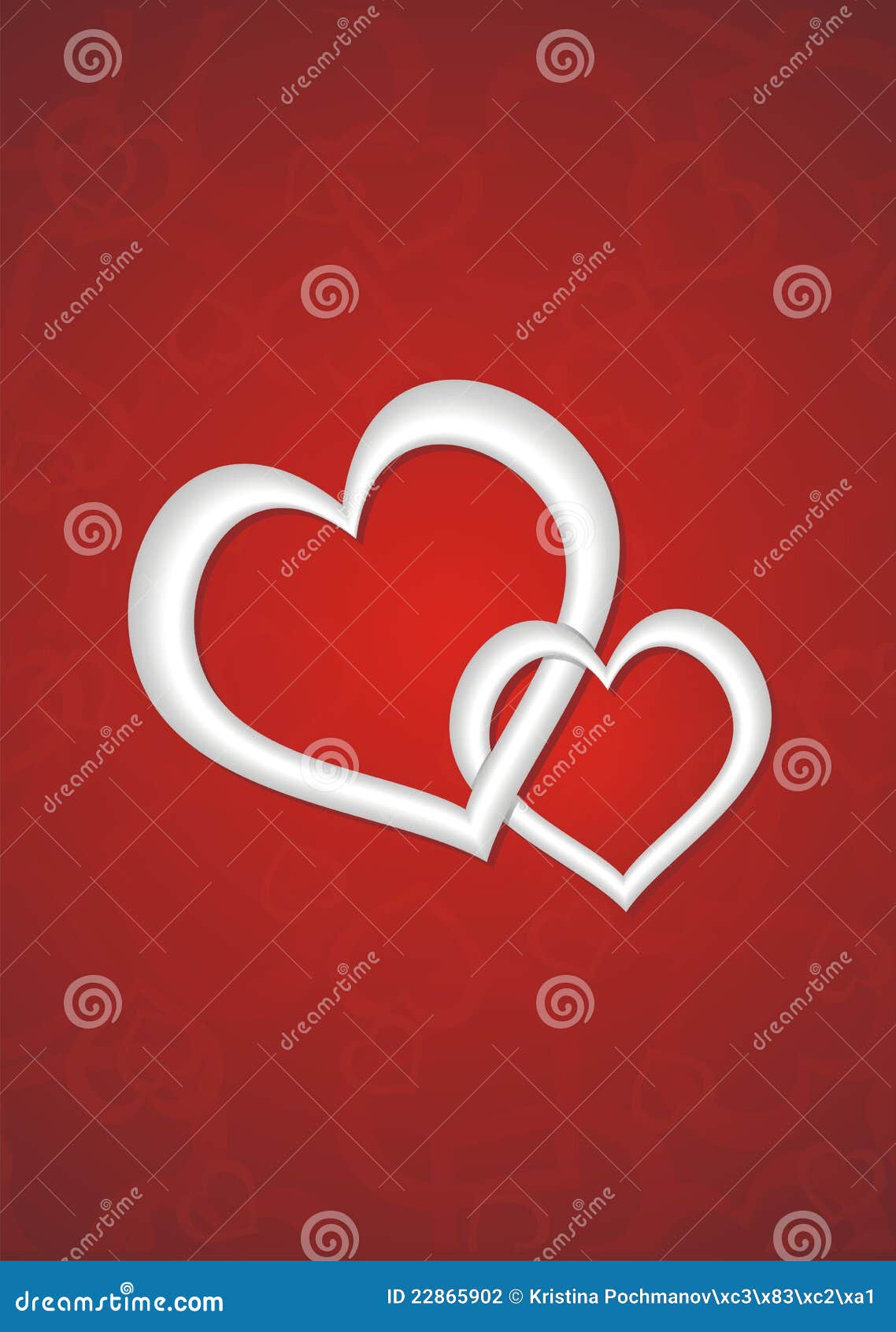 Valentine card stock illustration. Illustration of wedding - 22865902