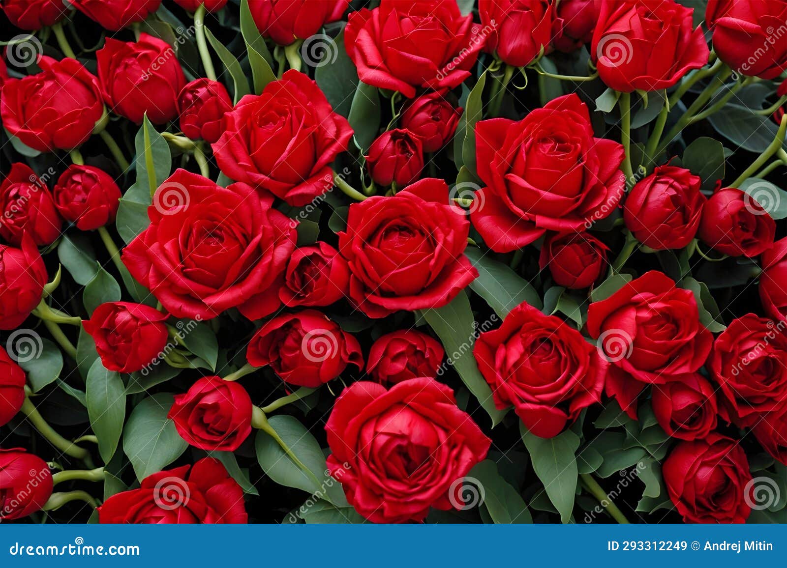 Valentine Day Background.Red Roses Background Stock Image - Image of ...