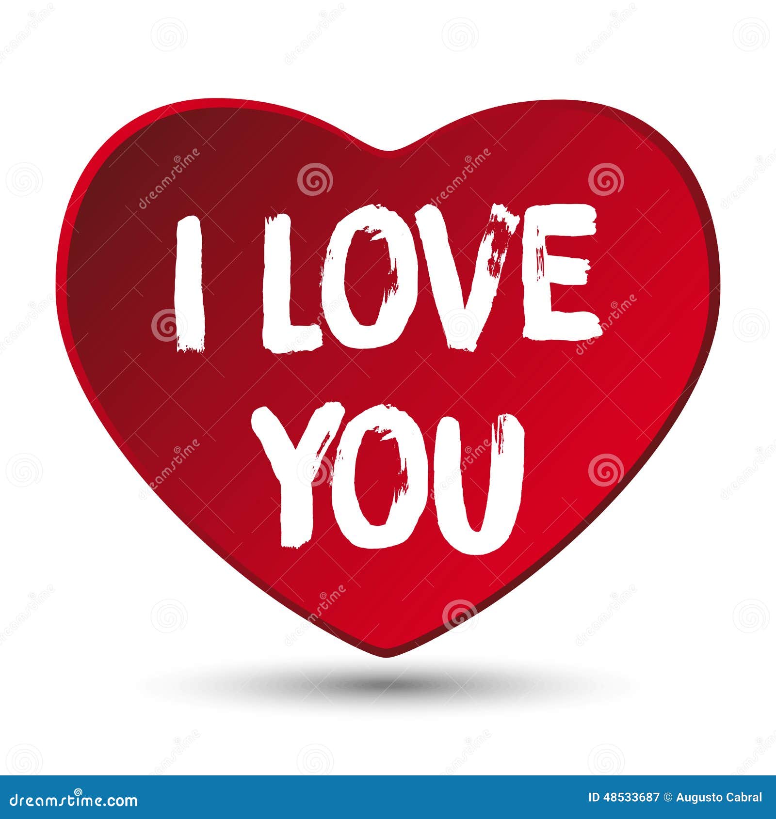 Valentine Day I Love You Heart Stock Vector - Illustration of beautiful ...