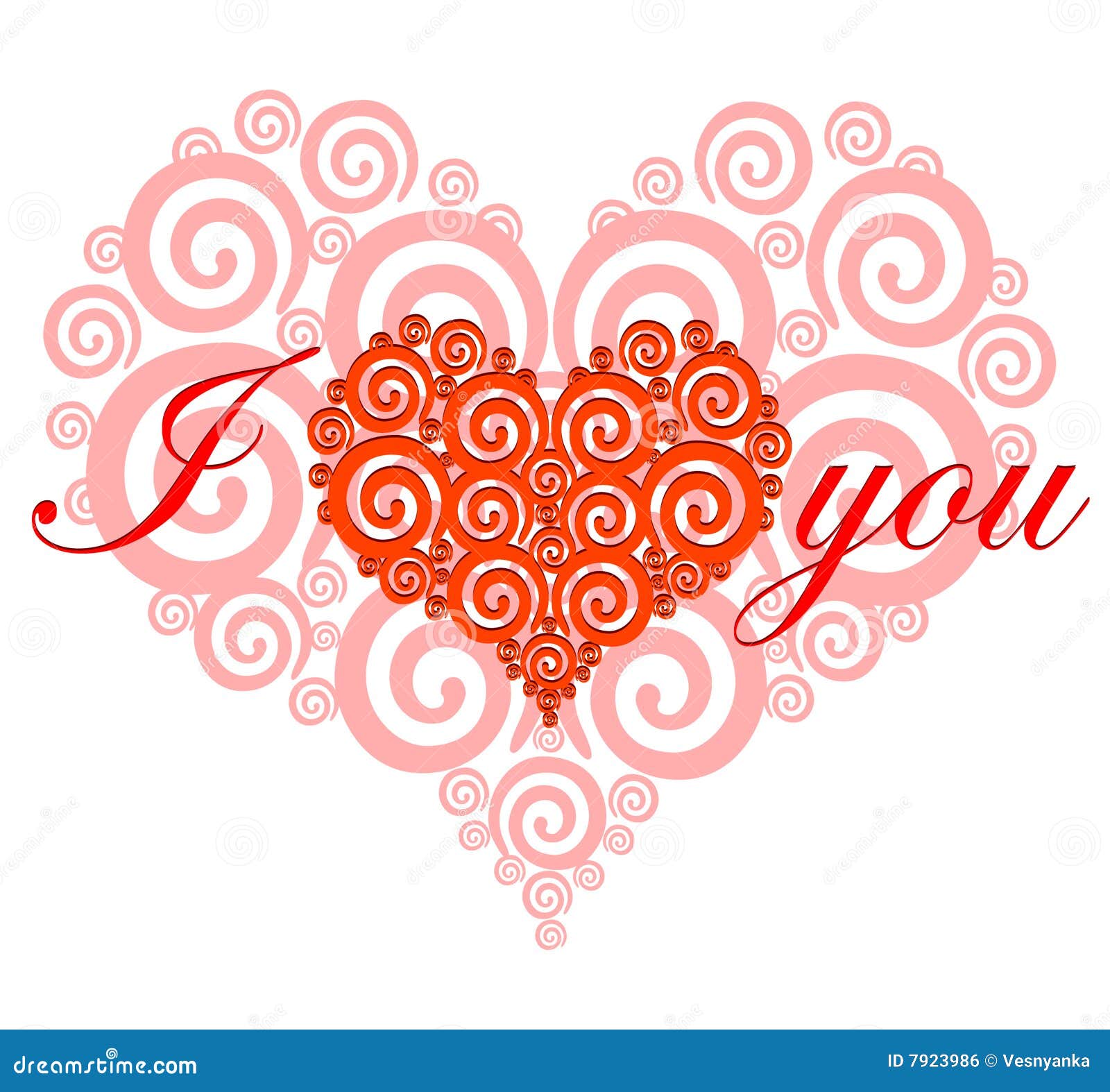 Valentine Du Jour S De Carte Illustration de Vecteur - Illustration du ...