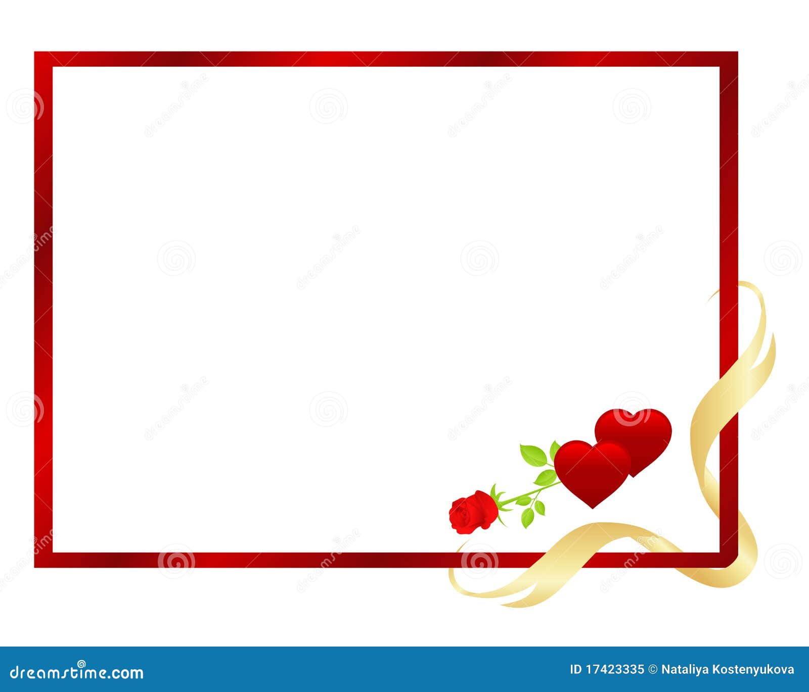 Valentine frame stock vector. Illustration of graphic - 17423335