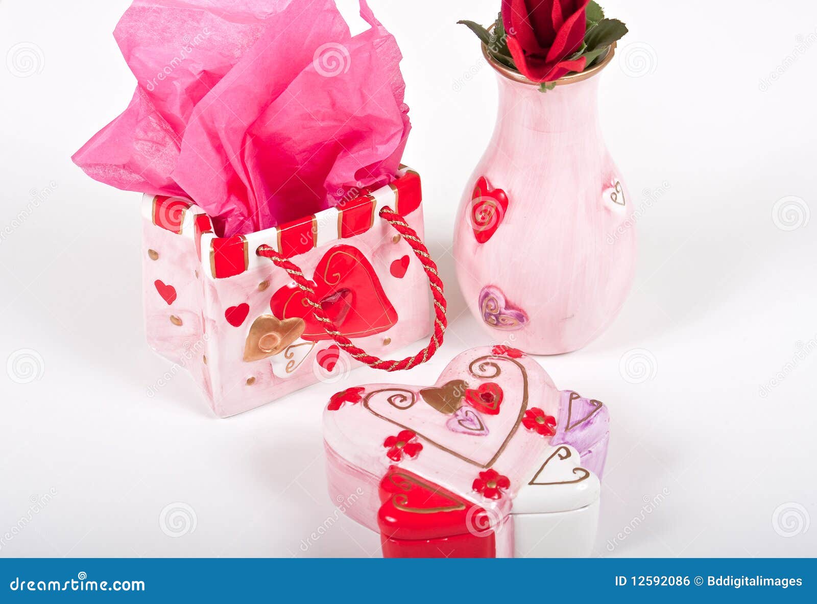 Valentine Gift Set stock photo. Image of container, ceramic - 12592086