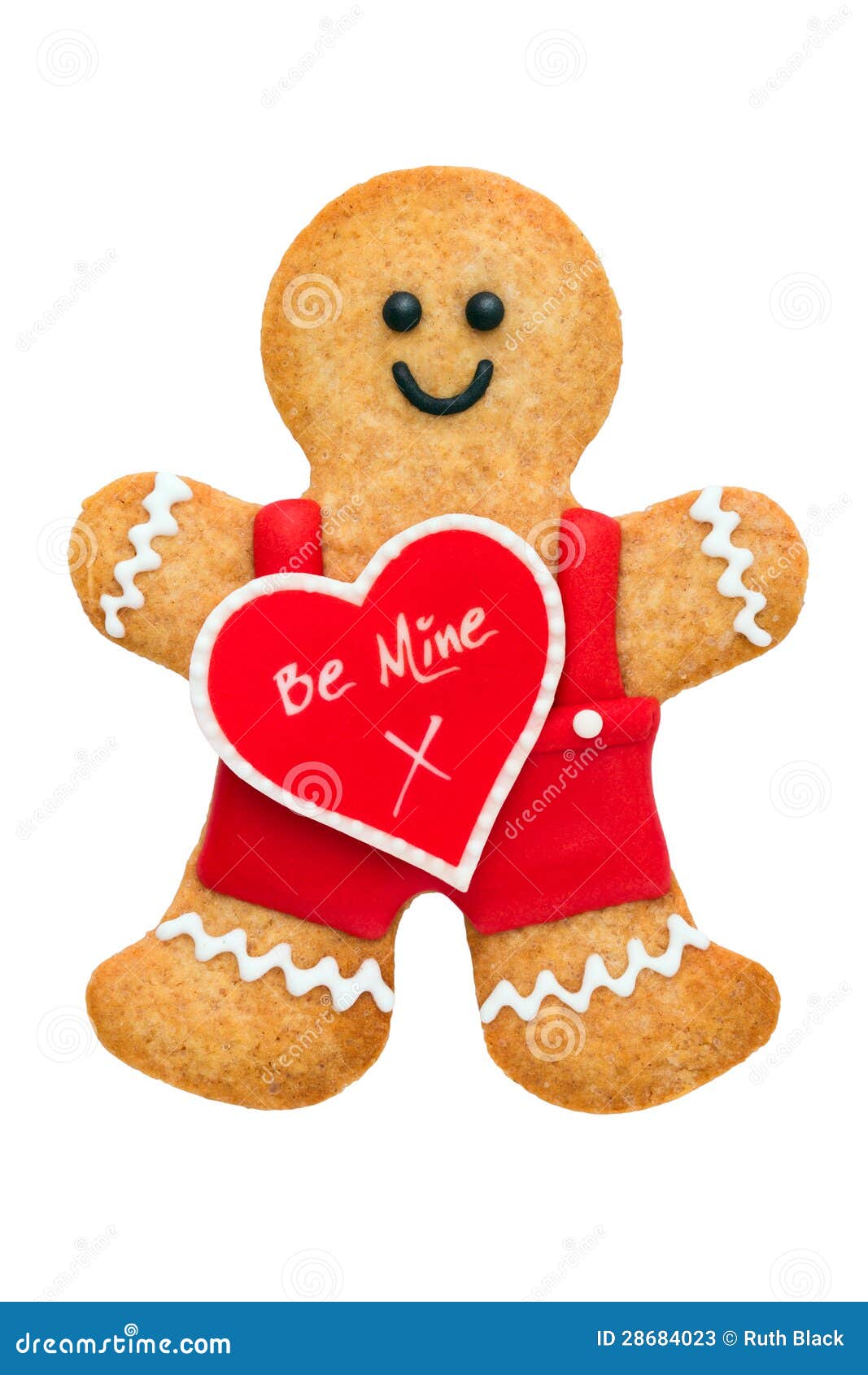 Valentine gingerbread man stock image. Image of decorated - 28684023