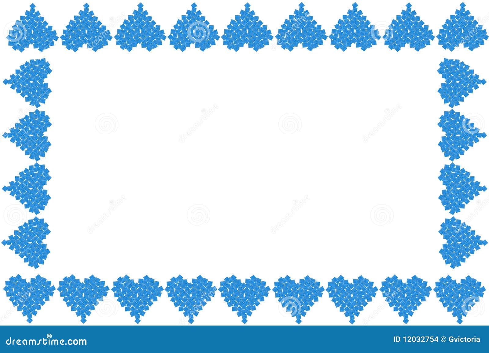 Valentine Heart Frame or Border Stock Photo - Image of backgrounds ...