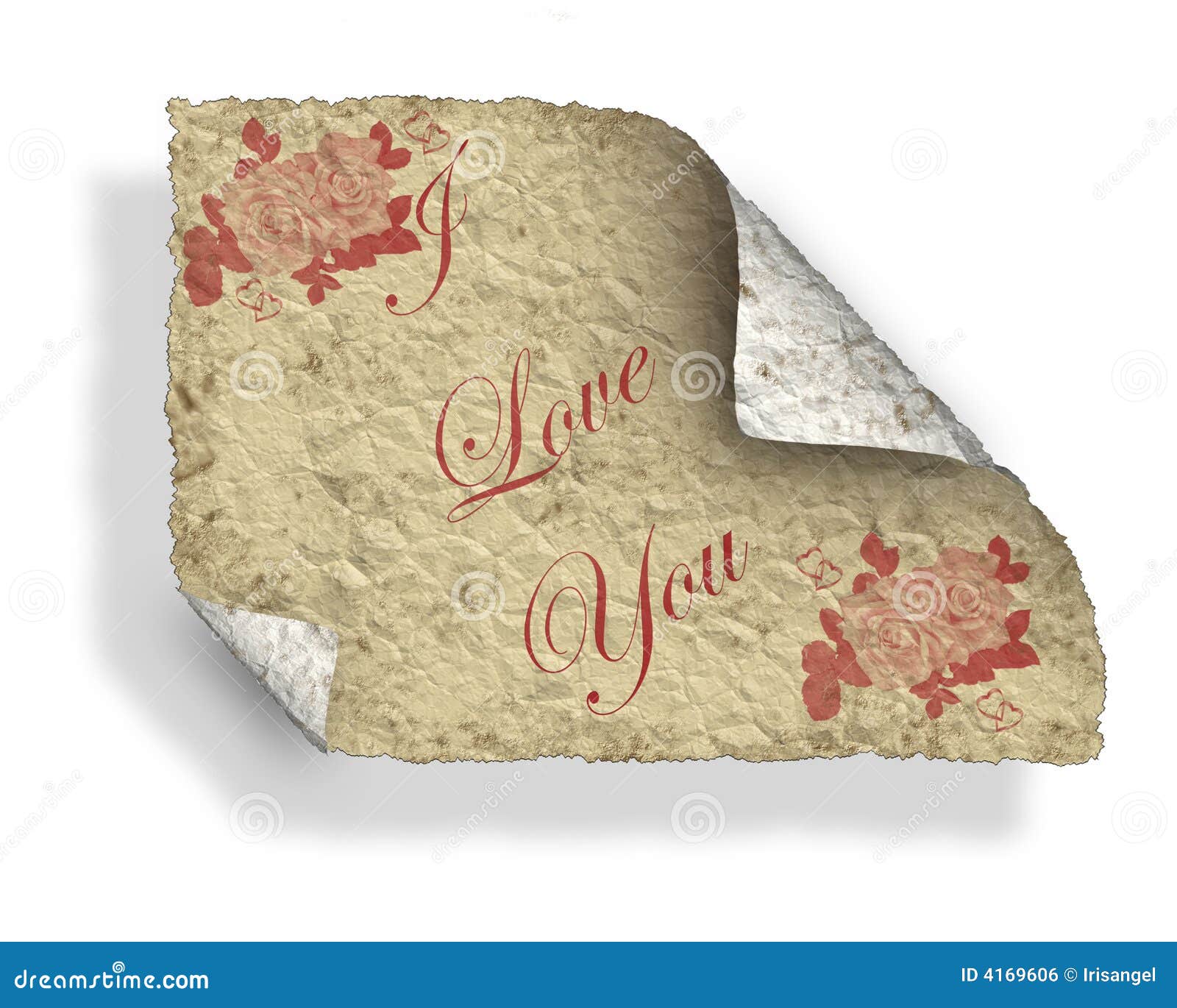 Valentine Old Love Letter stock illustration. Illustration of love ...