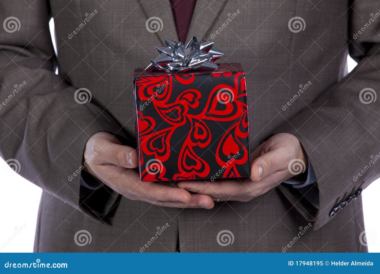 Valentine present for you stock image. Image of attitude - 17948195